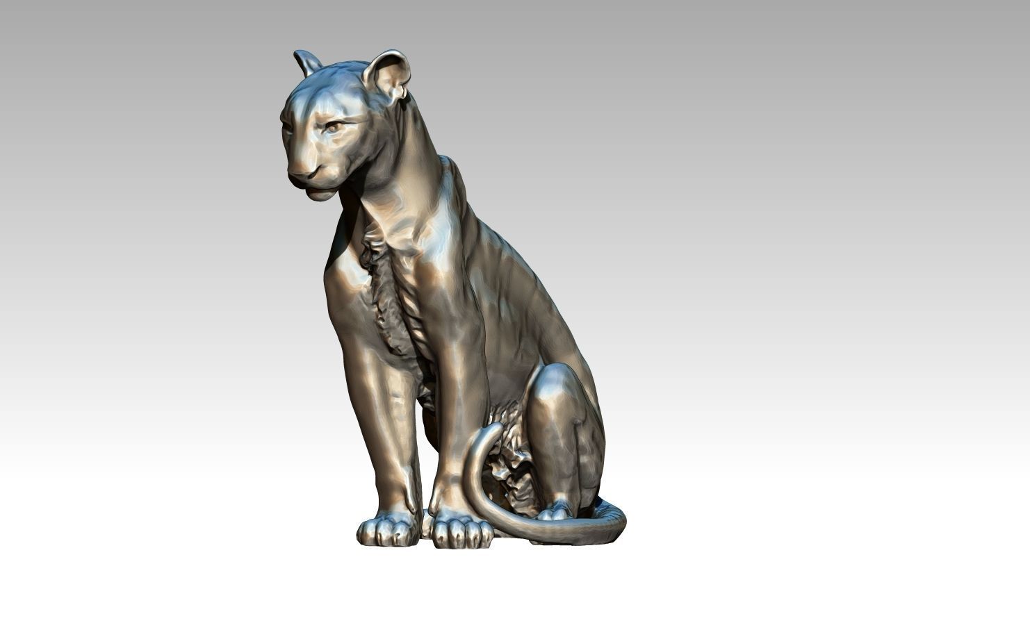 Puma High detailed 3D model 3D printable | CGTrader