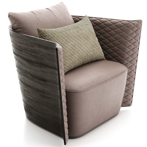 Bellini Lauren CH Armchair 3D model | CGTrader