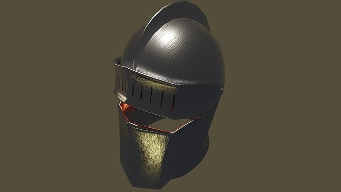 Knight helmet inspired by DS free 3D model | CGTrader