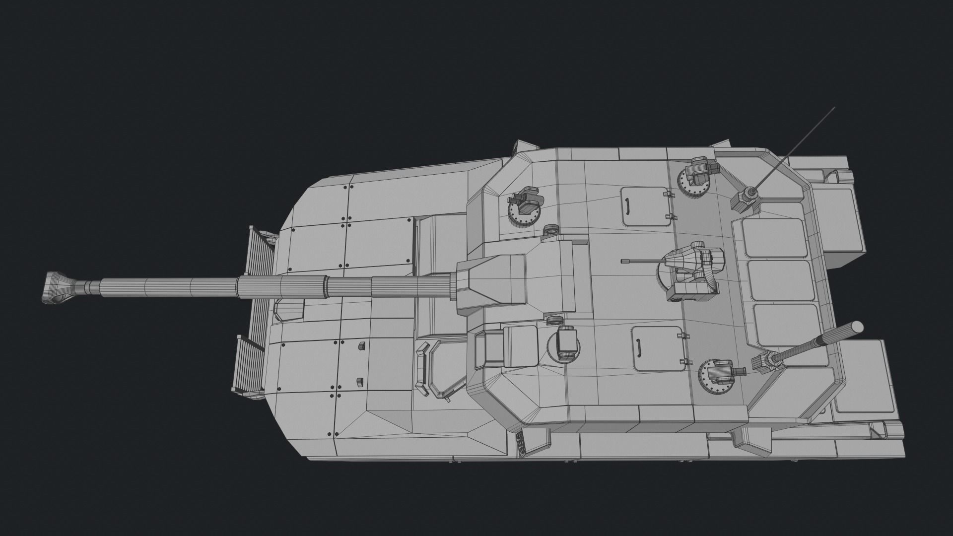 General Dynamics Griffin3 105mm Gun 3D model | CGTrader