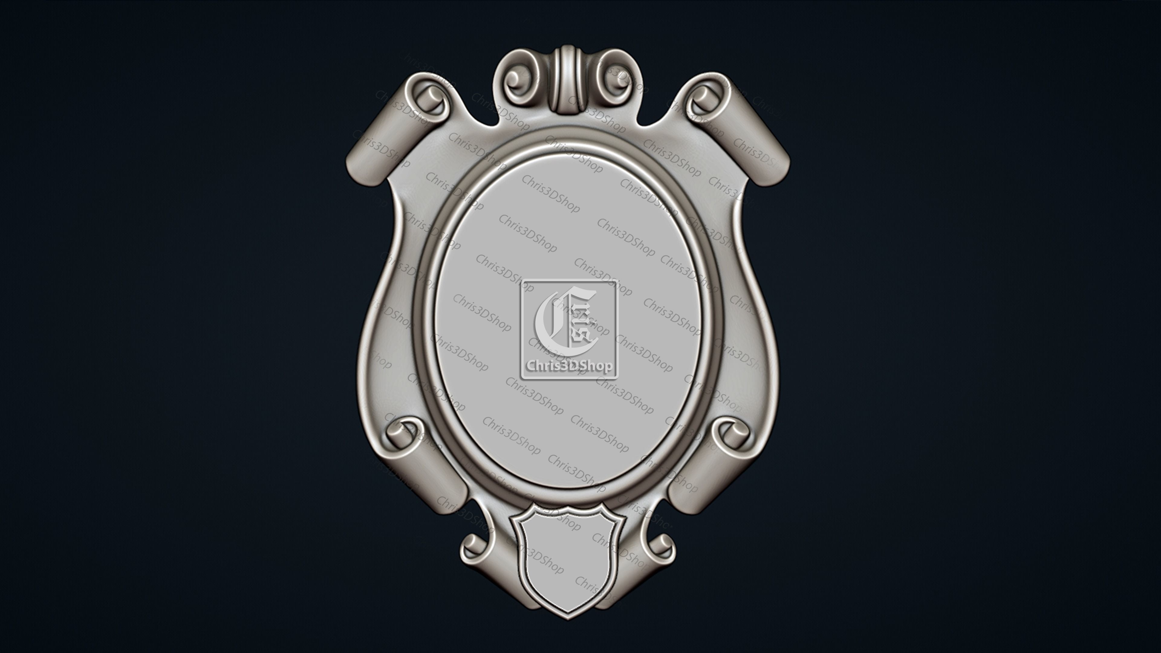 Trophy Mounting Plaque 7 - 3D STL Files for CNC 3D model | CGTrader