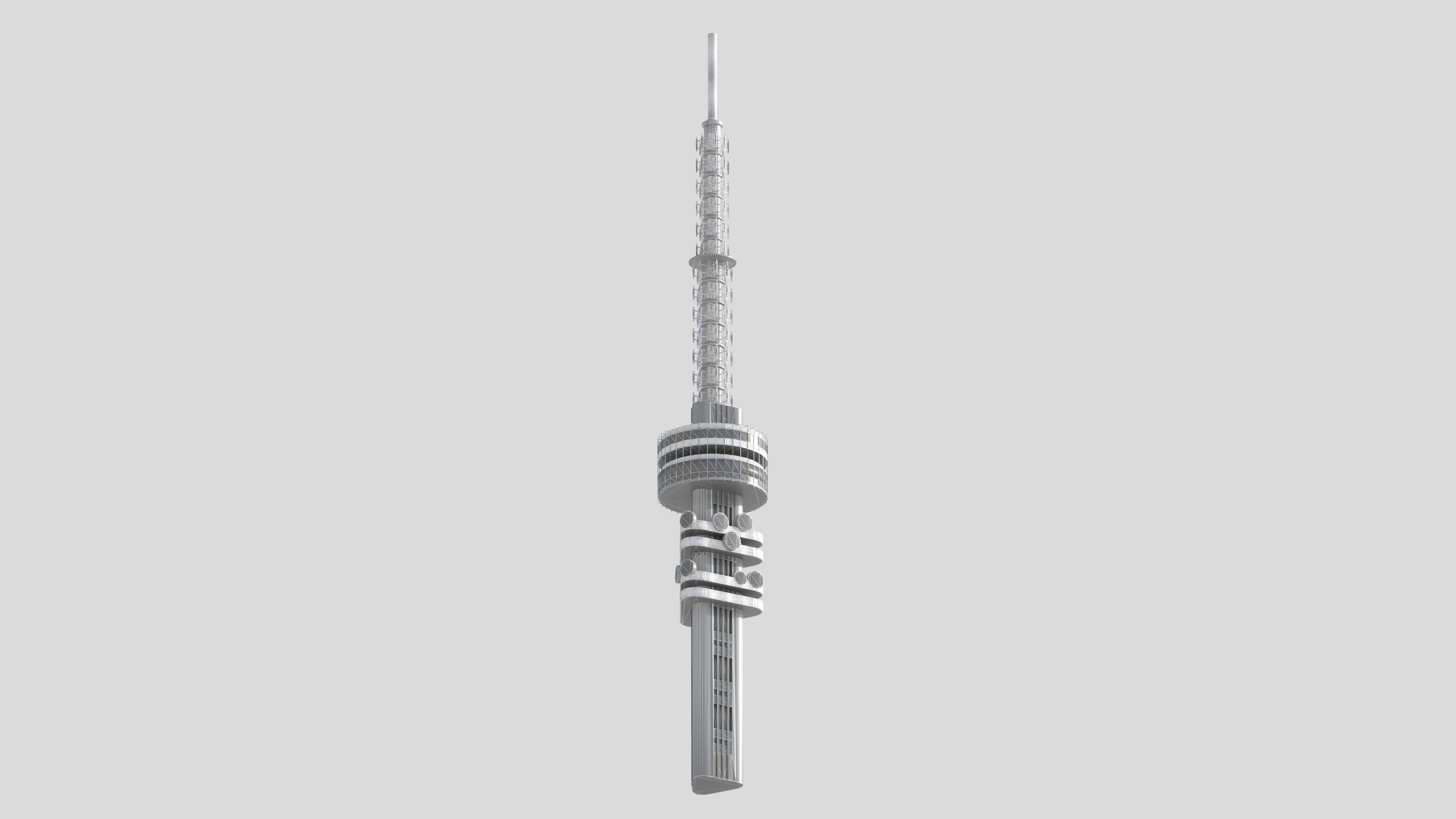 TV Tower - Pecs Hungary 3D model | CGTrader
