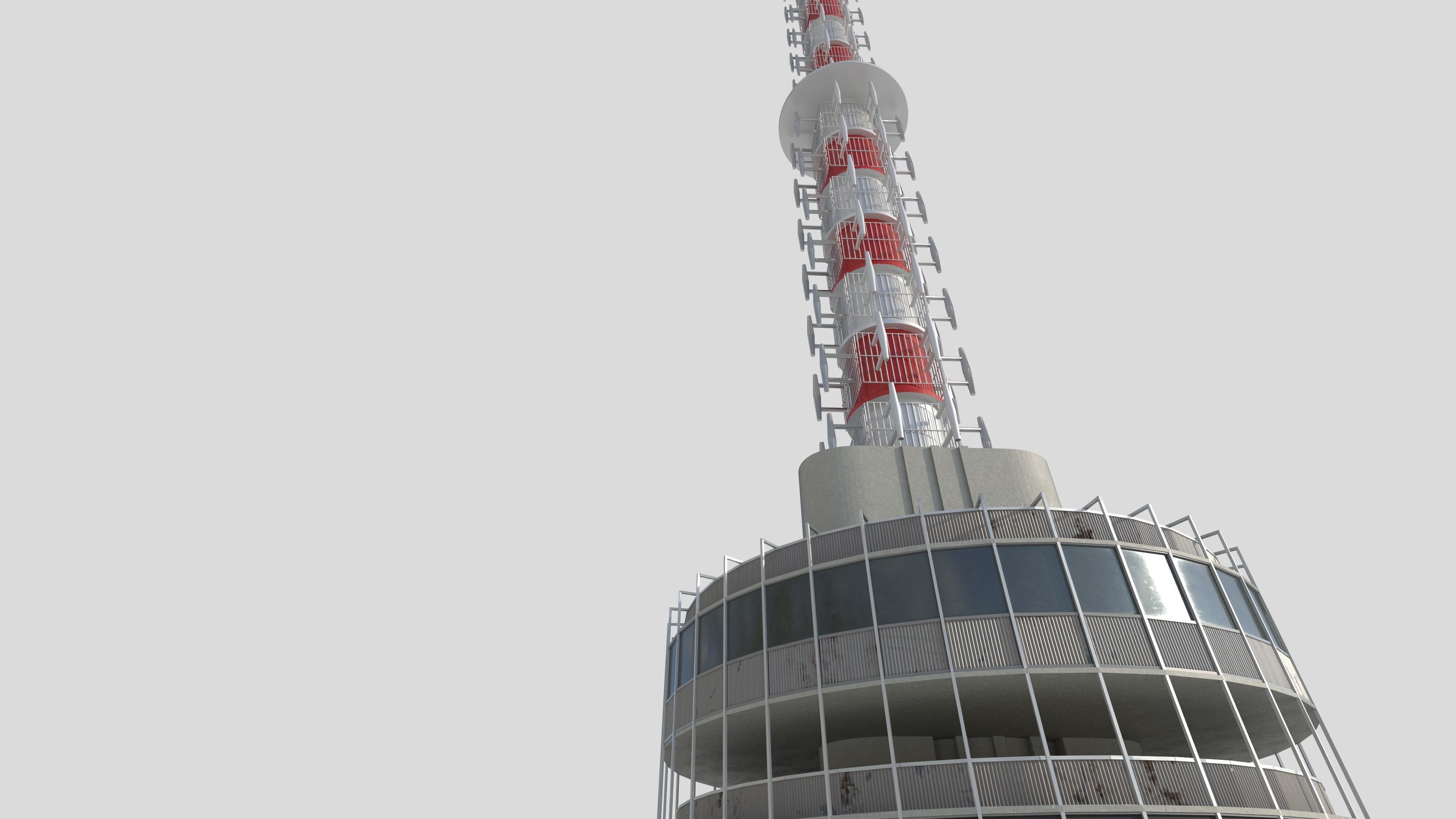 TV Tower - Pecs Hungary 3D model | CGTrader