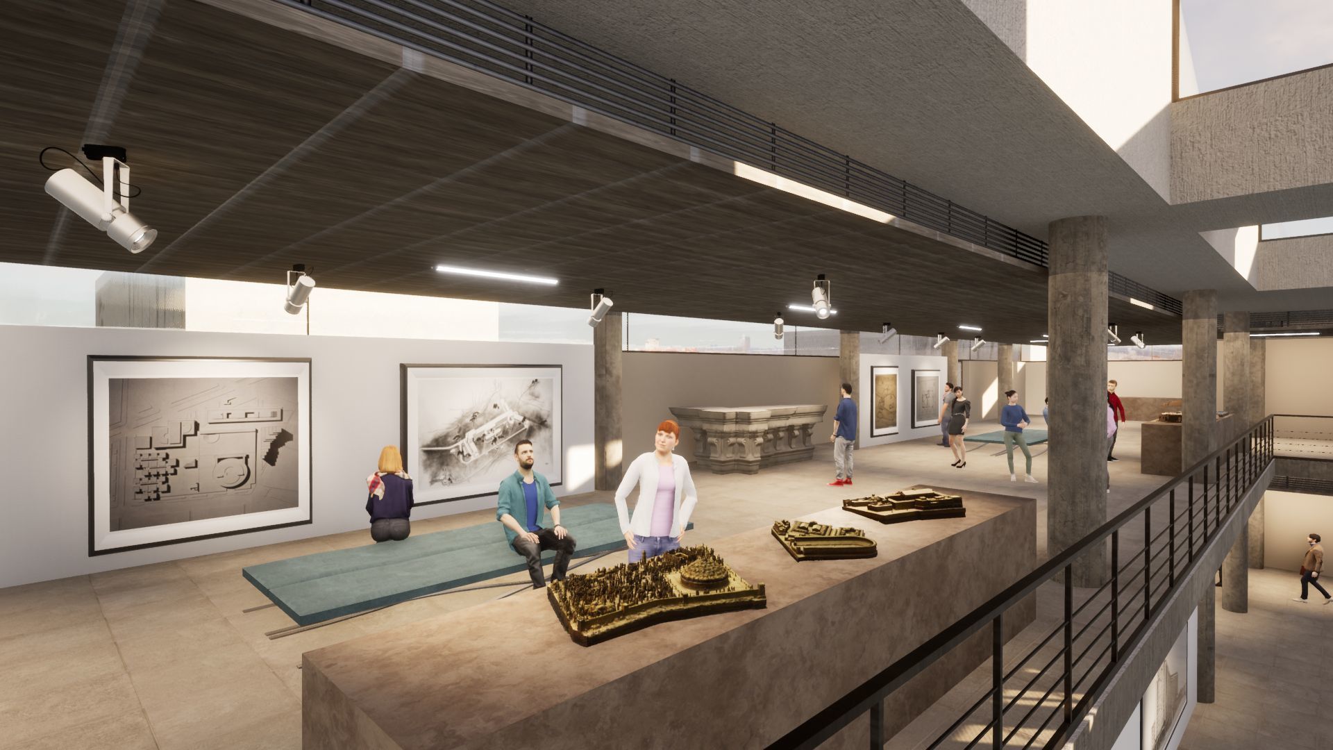 ARCHITECTURAL MUSEUM for Twinmotion and Unreal Engine 4 3D model | CGTrader