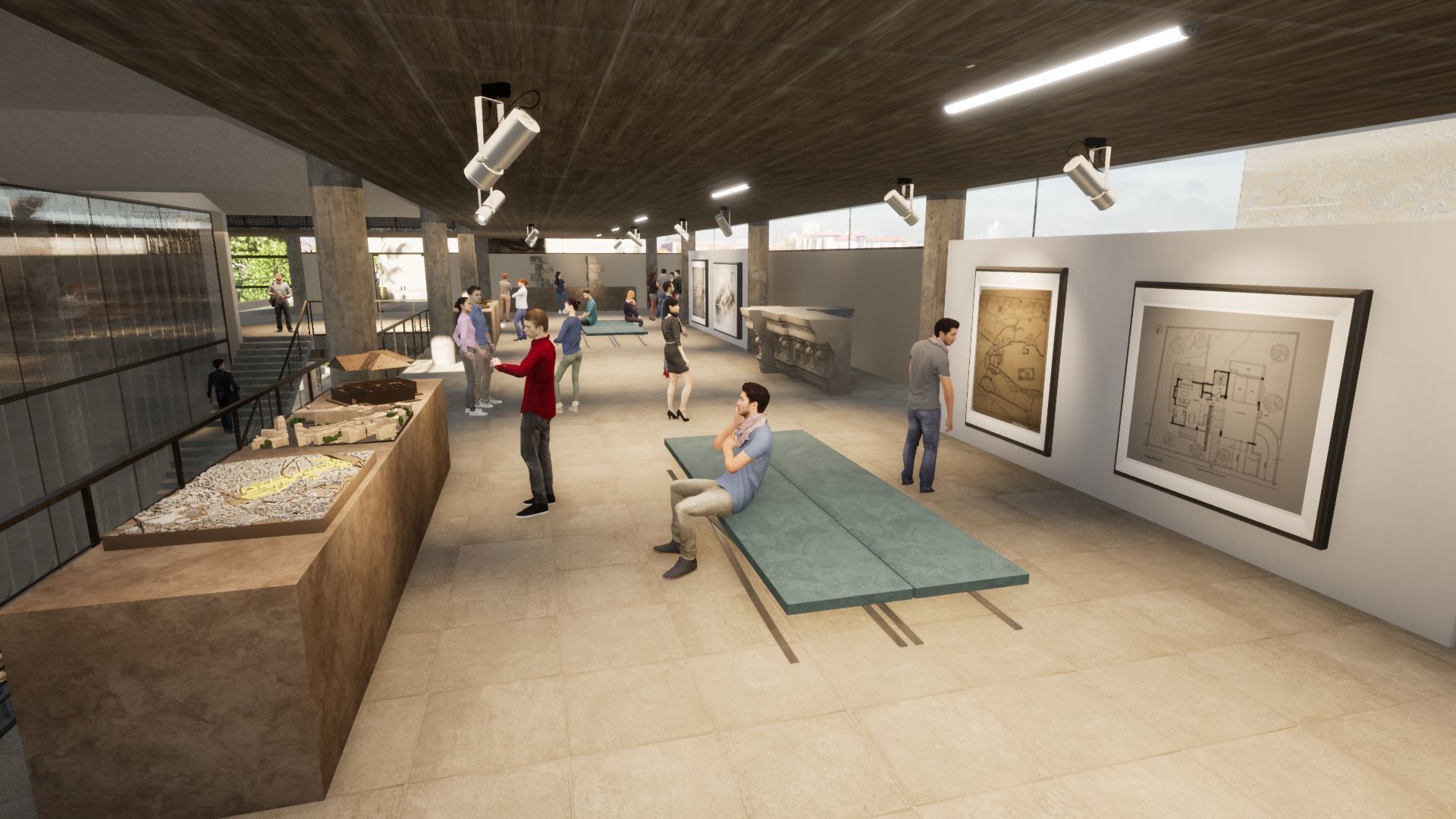 ARCHITECTURAL MUSEUM for Twinmotion and Unreal Engine 4 3D model | CGTrader