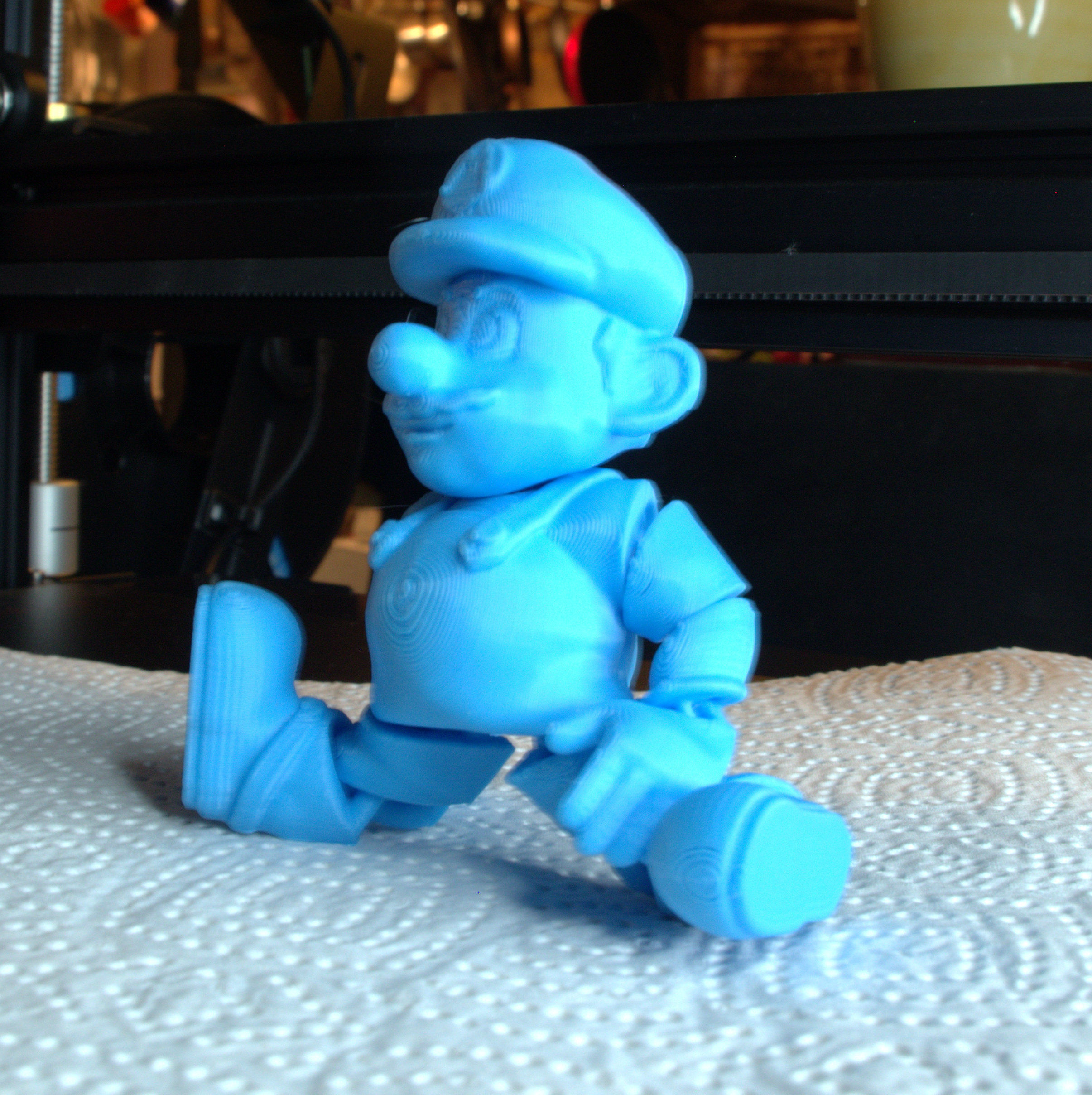 ARTICULATED MARIO 3D model 3D printable | CGTrader