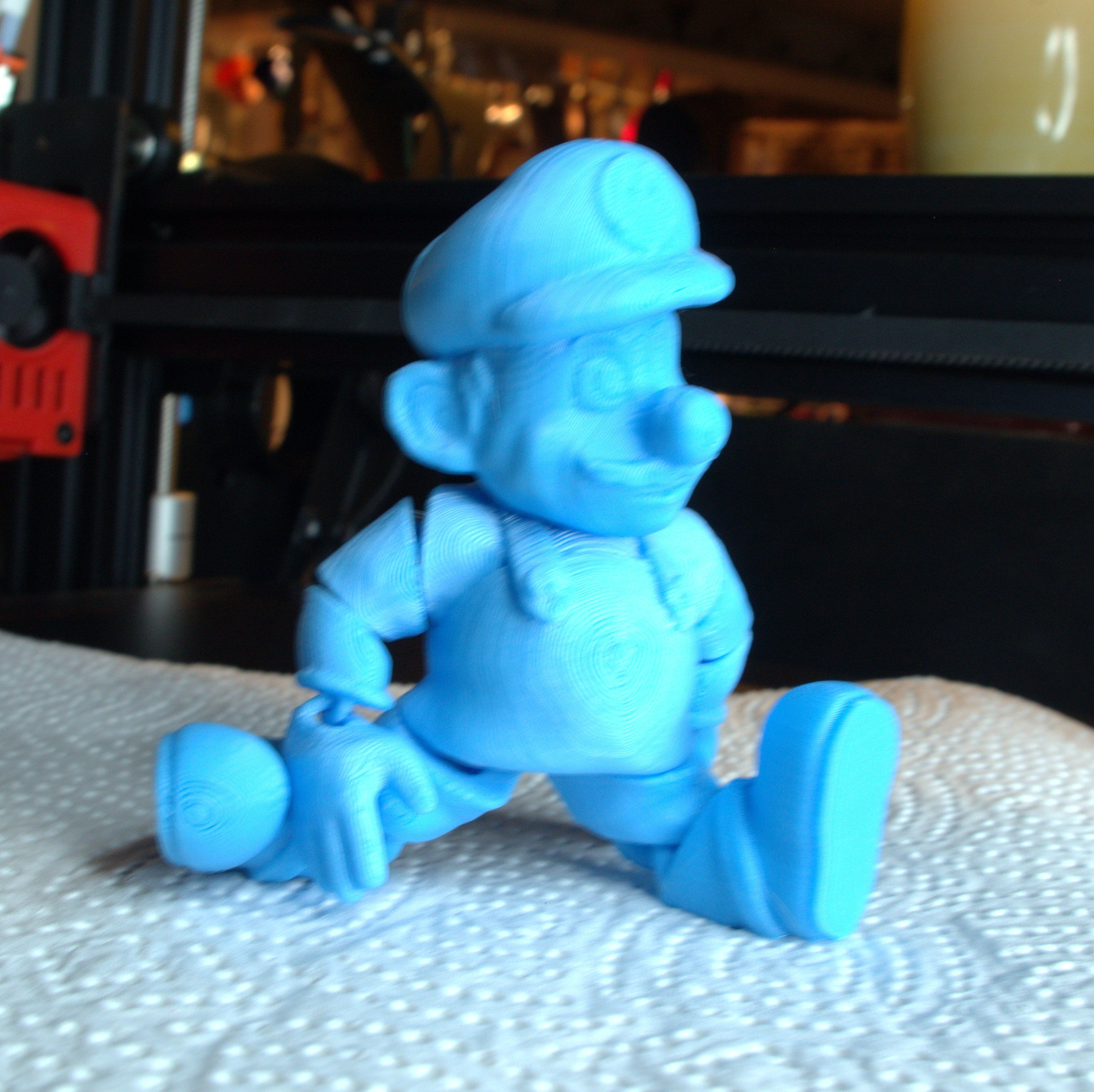 ARTICULATED MARIO 3D model 3D printable | CGTrader