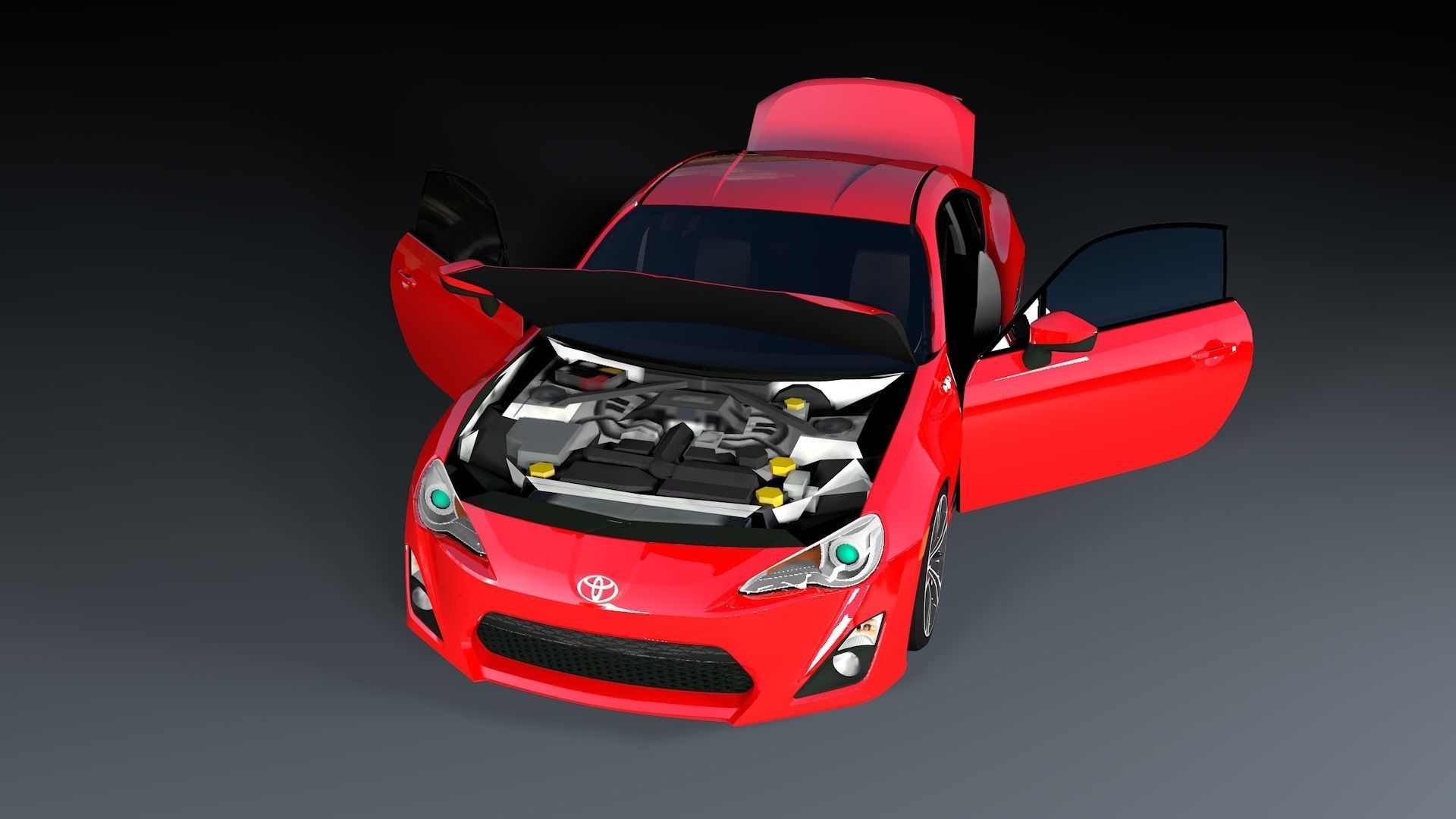 Toyota GT86 3D model | CGTrader