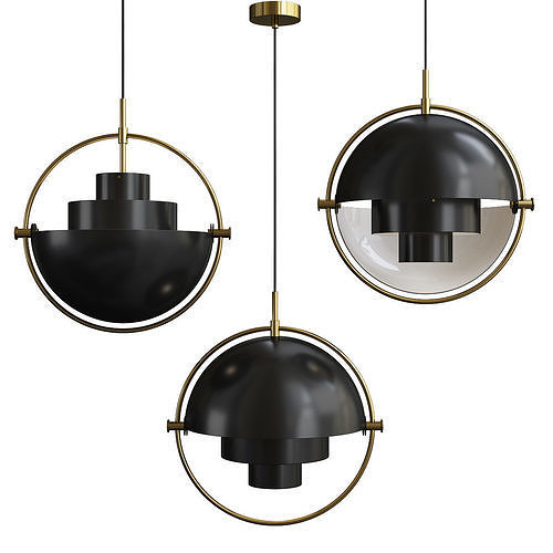 3D model Multi Lite Pendant Light VR / AR / low-poly | CGTrader
