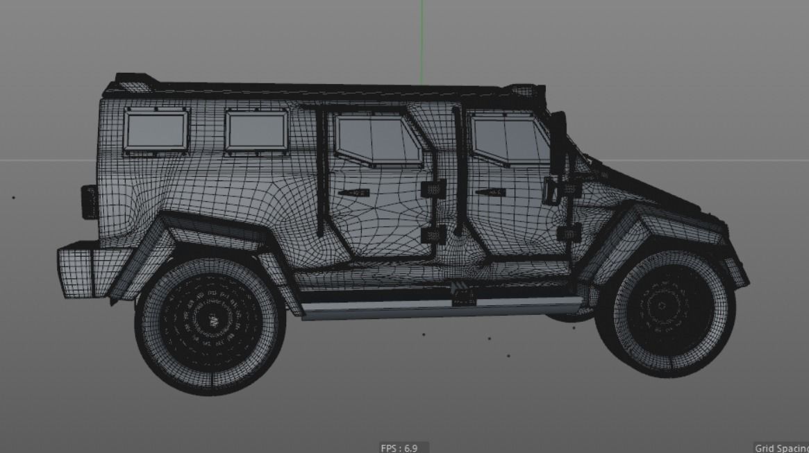 INKAS Military armoured car 3D model | CGTrader