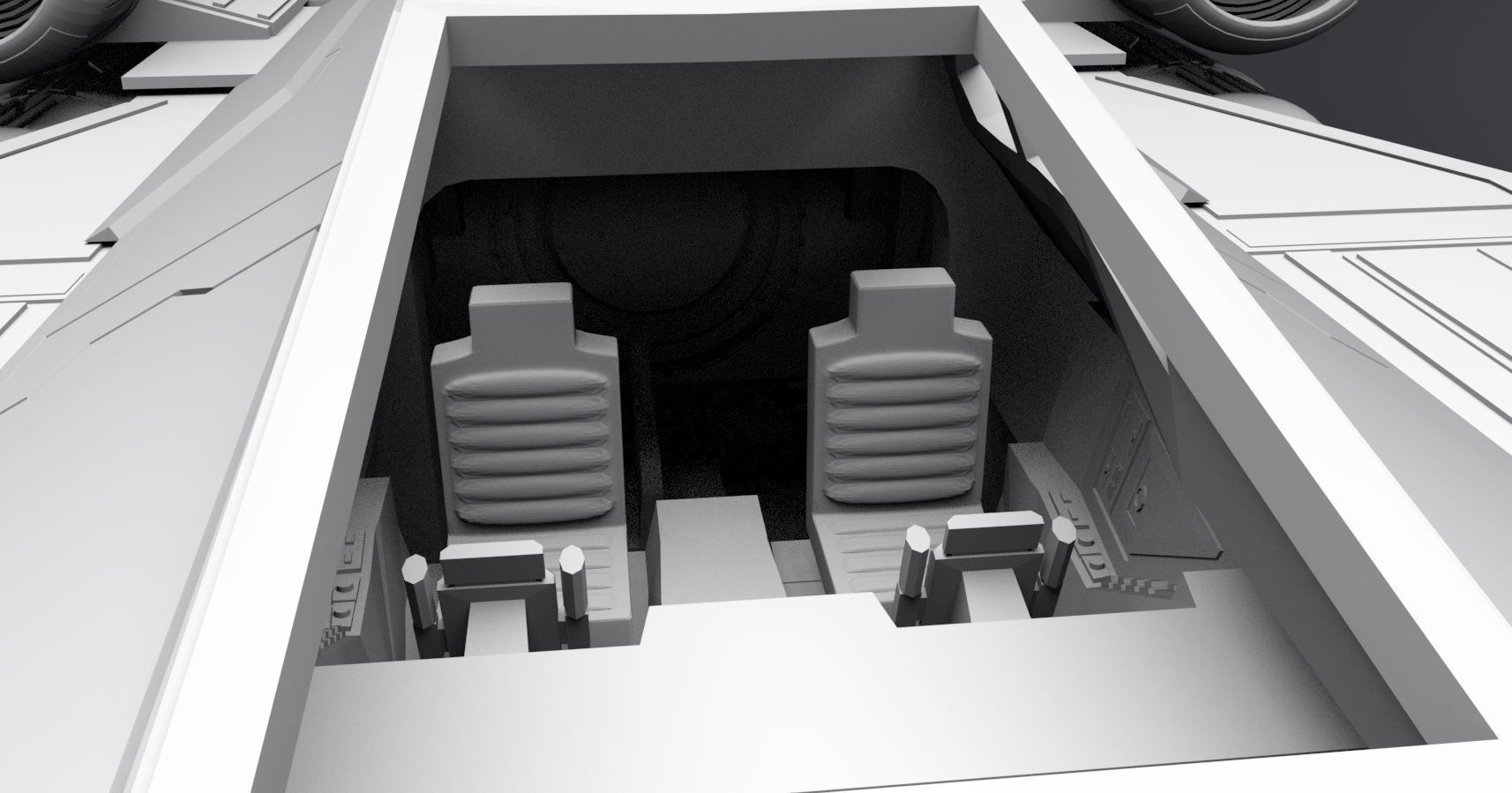 U Wing Scale Model 3D model 3D printable | CGTrader