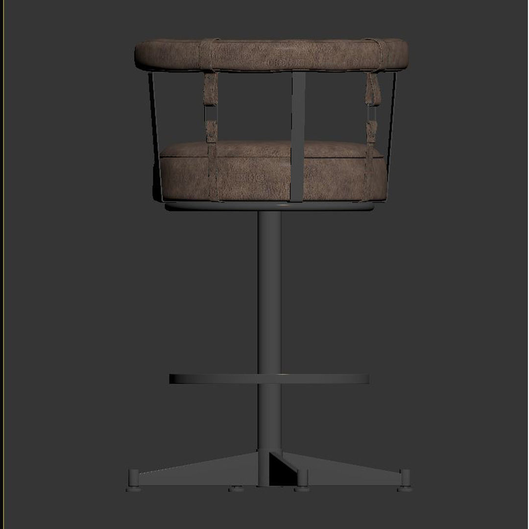 bar stool chair 3D model | CGTrader