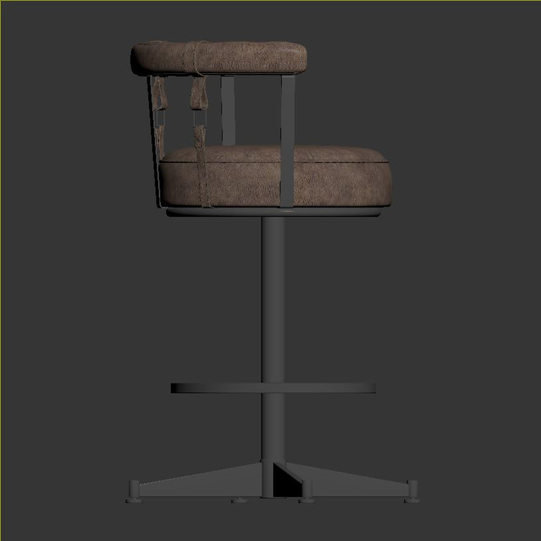 bar stool chair 3D model | CGTrader