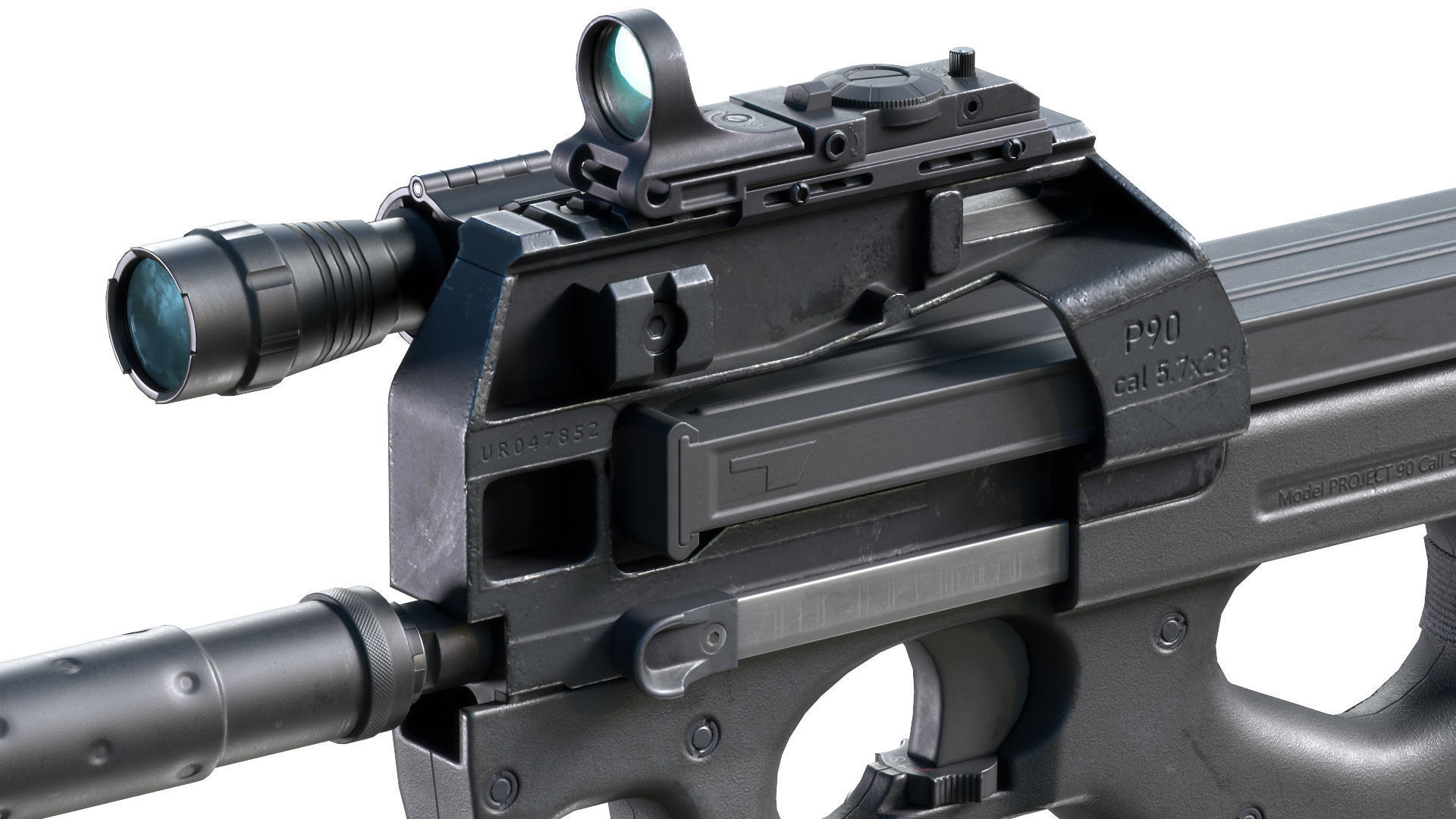 3D model Tactical P90 VR / AR / low-poly | CGTrader