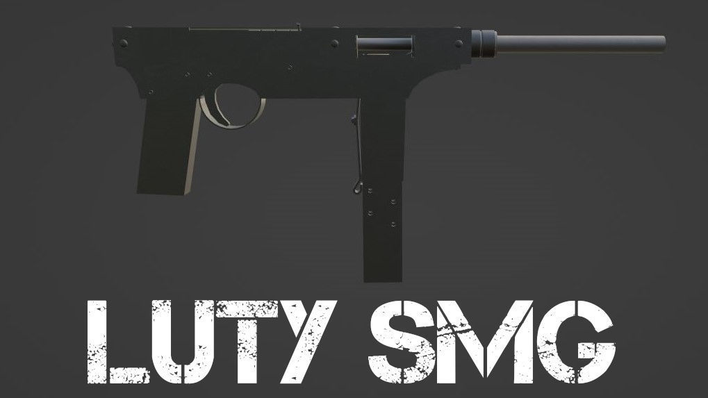 3D model Luty Submachine gun VR / AR / low-poly | CGTrader