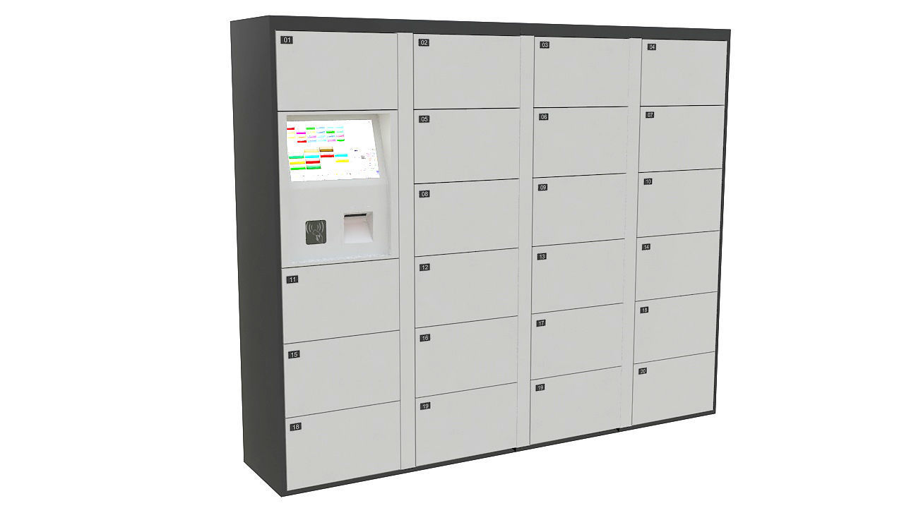 Automatic locker 3D model | CGTrader