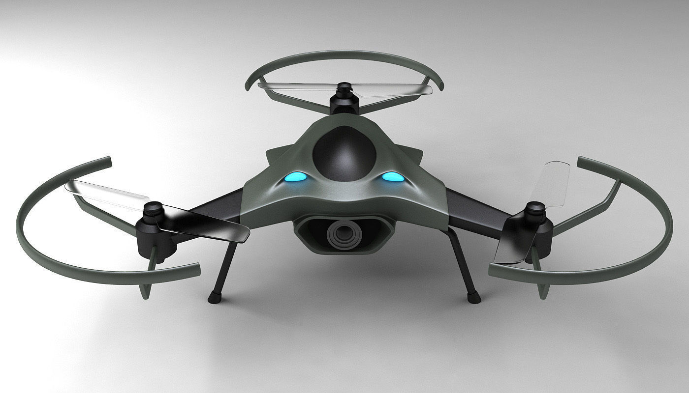 Drone Concept - 1 3D model | CGTrader