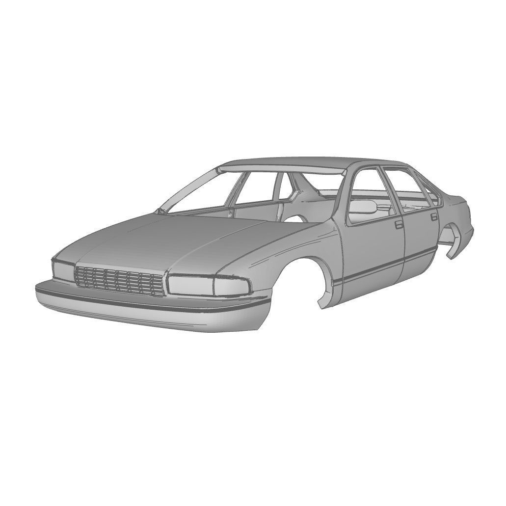 95 Chevrolet Caprice 3D model 3D printable | CGTrader