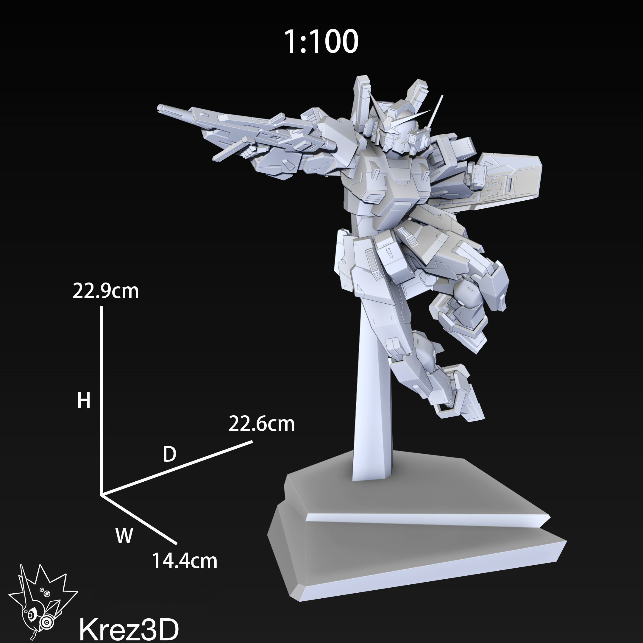 Gundam MK2 3D model 3D printable | CGTrader