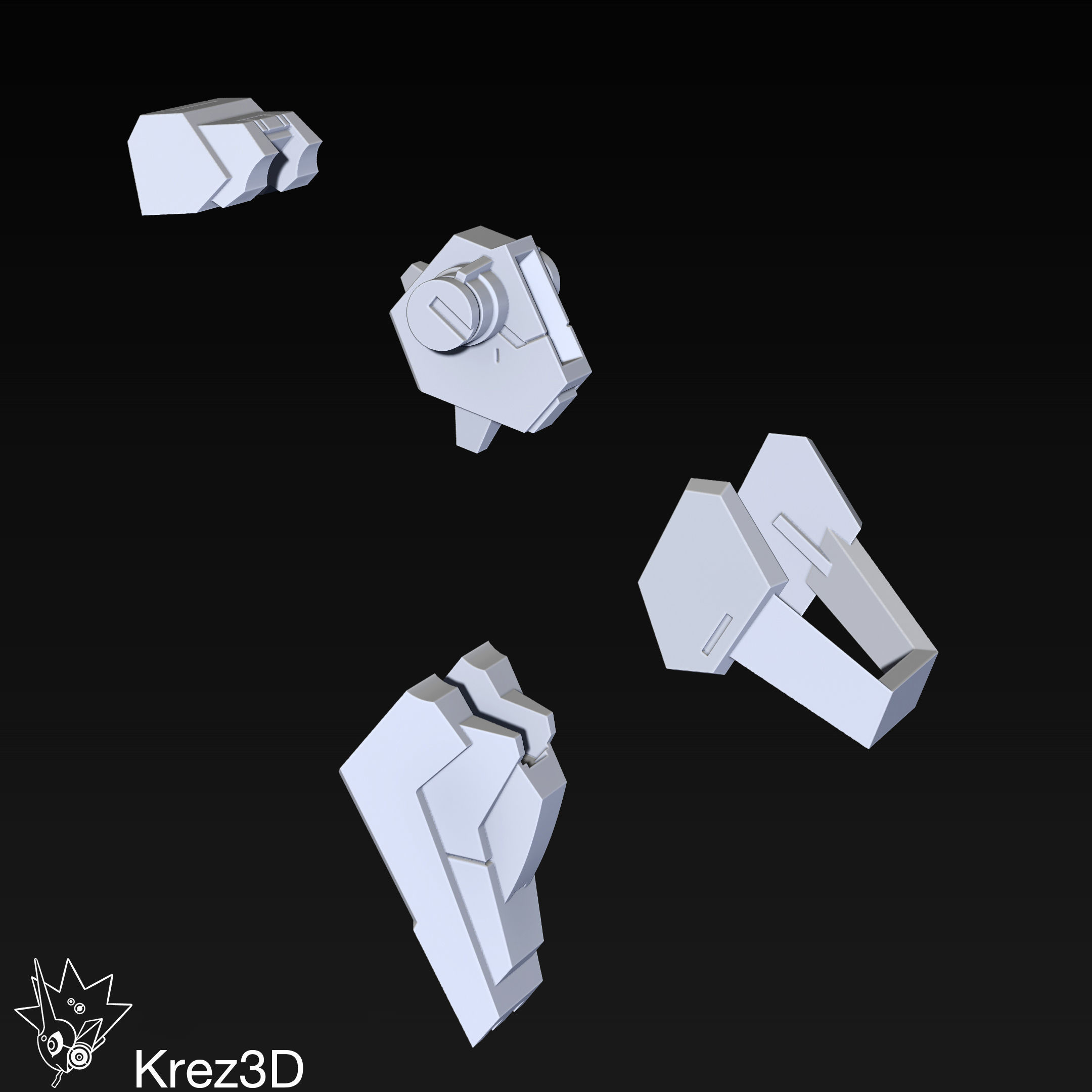 Gundam MK2 3D model 3D printable | CGTrader