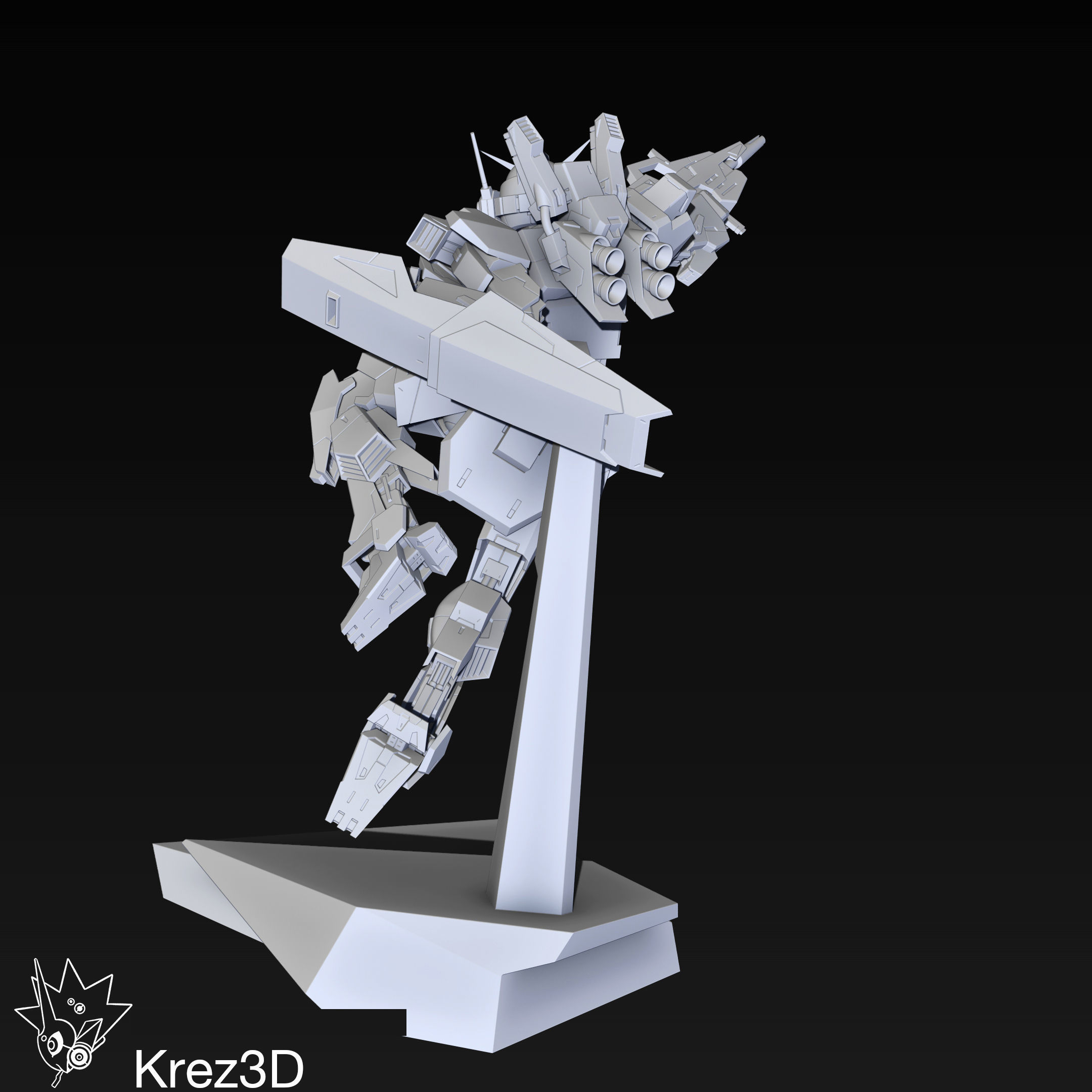 Gundam MK2 3D model 3D printable | CGTrader