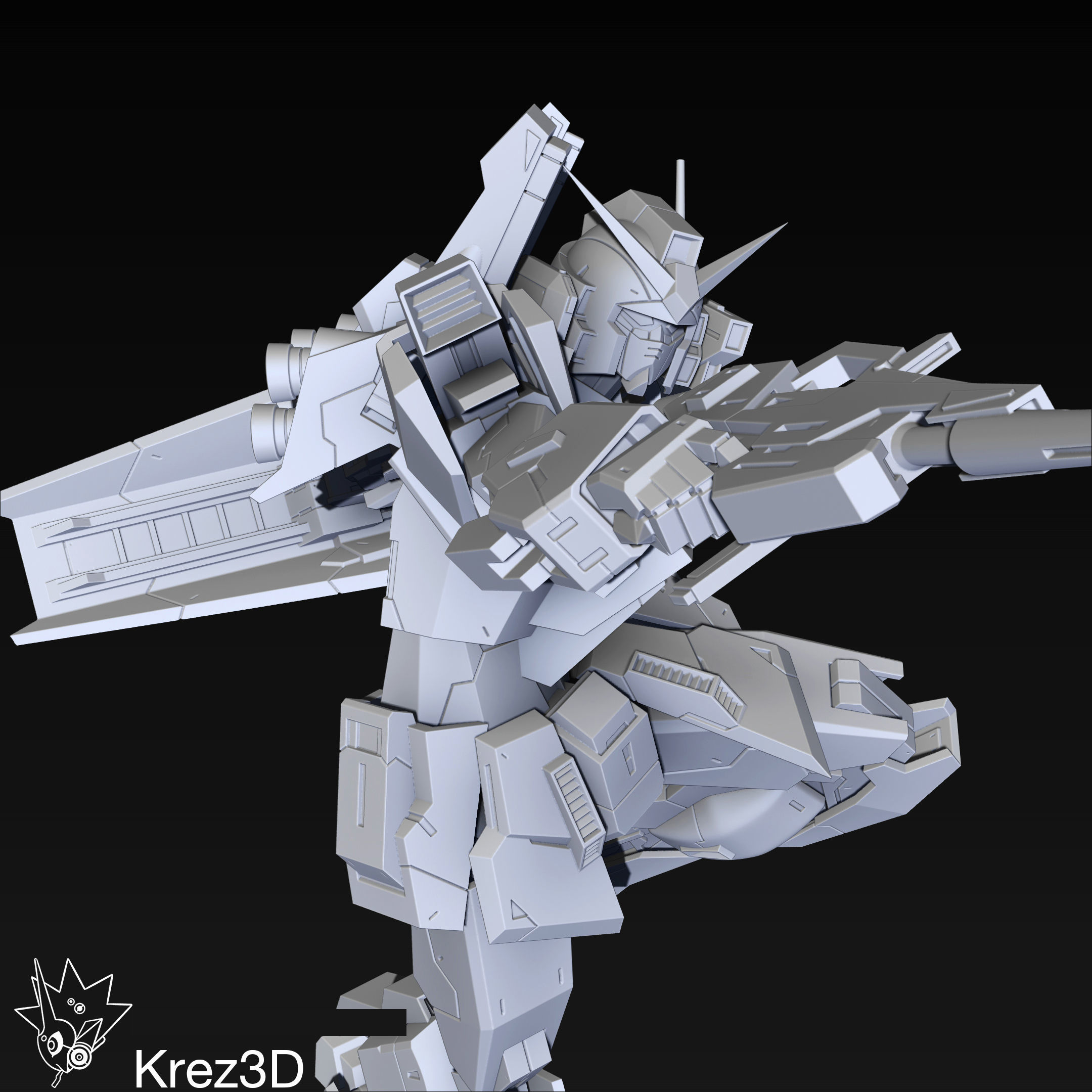 Gundam MK2 3D model 3D printable | CGTrader