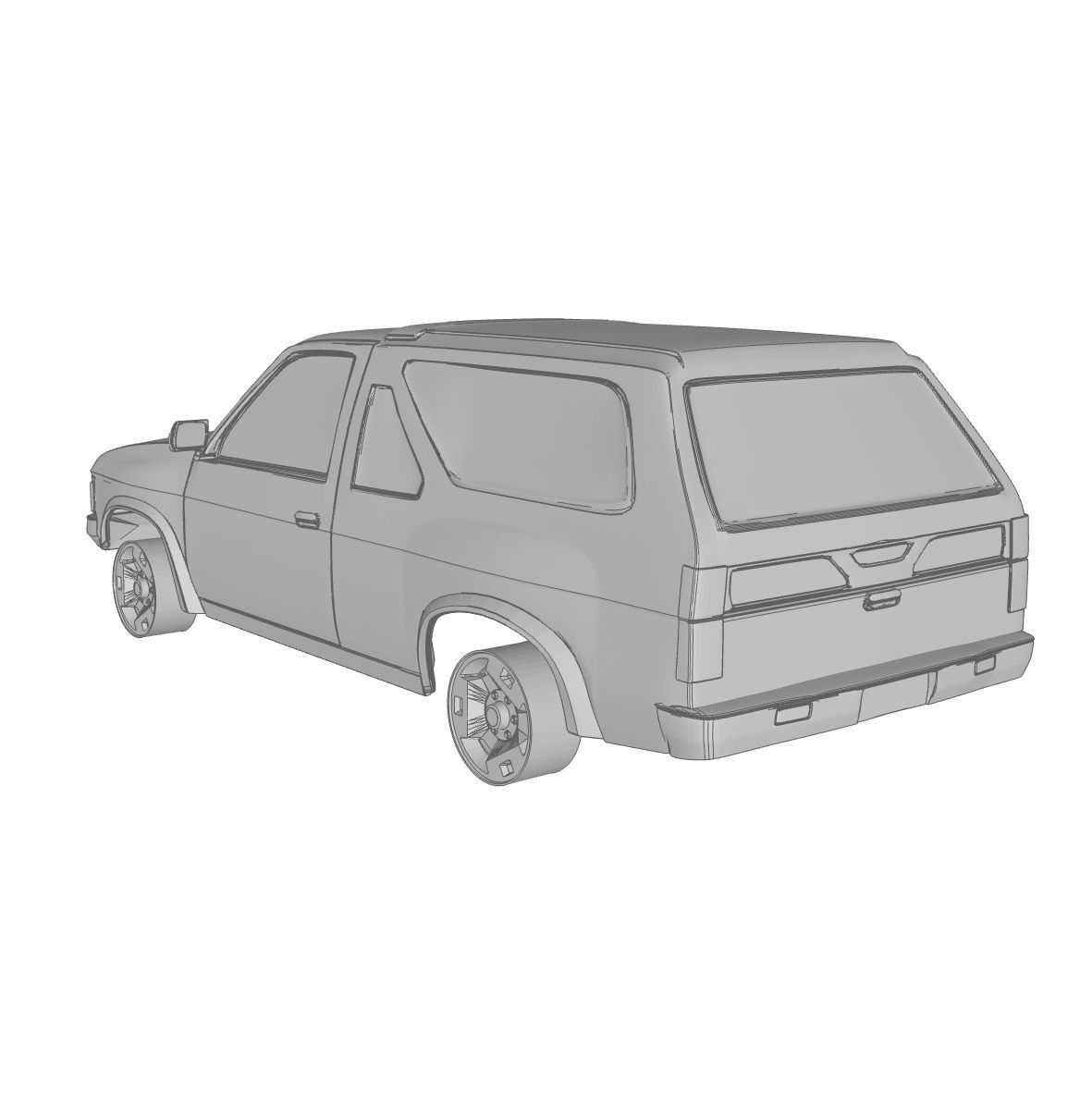 87 Nissan Pathfinder 3D model 3D printable | CGTrader