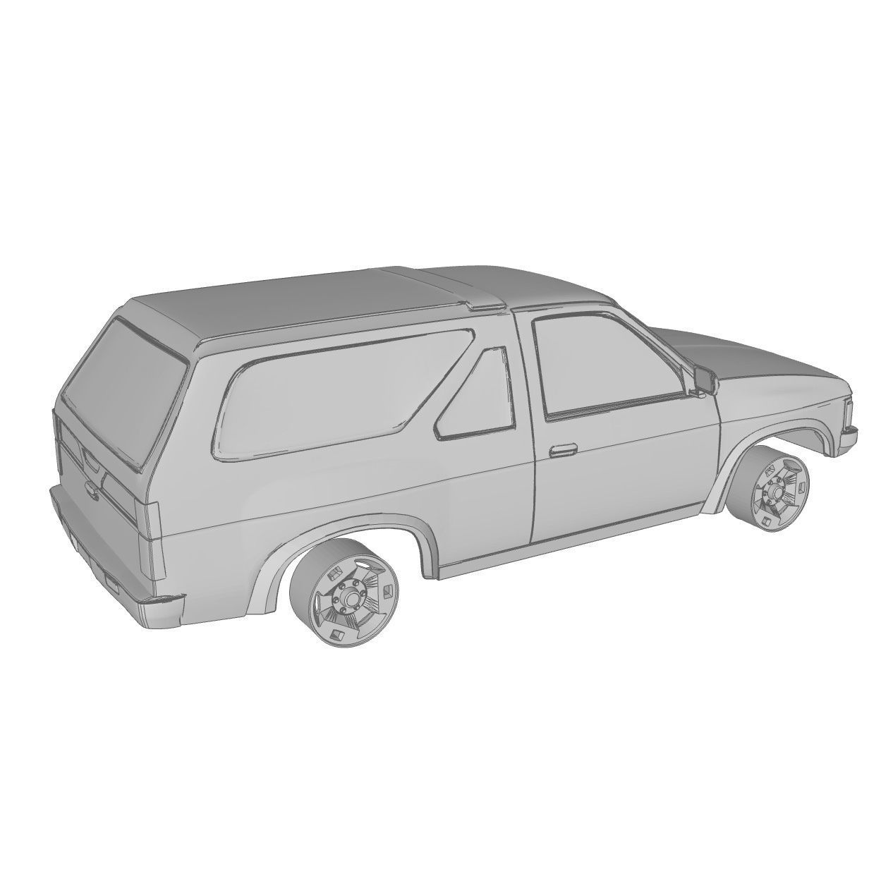 87 Nissan Pathfinder 3D model 3D printable | CGTrader
