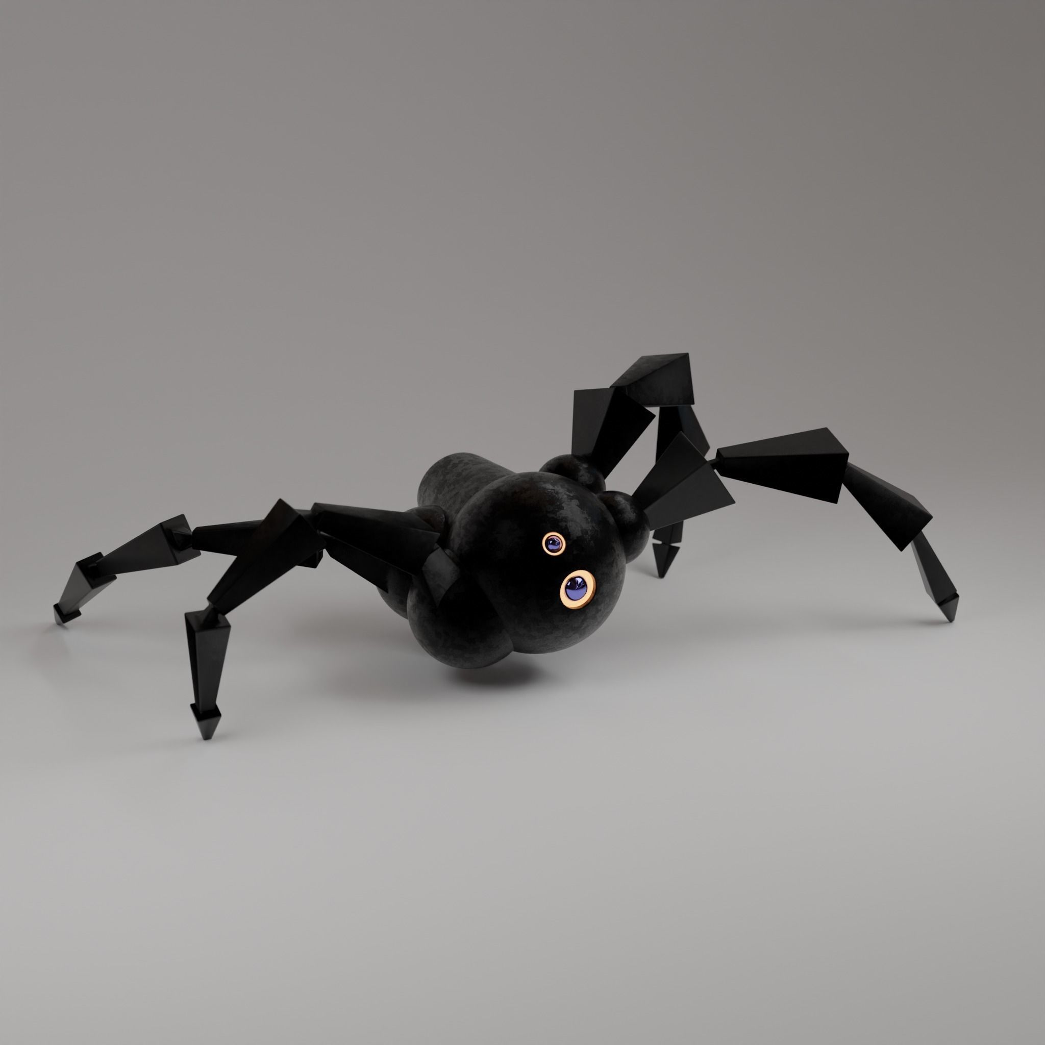 3D model Robot Spider RIGGED Lowpoly VR / AR / low-poly | CGTrader