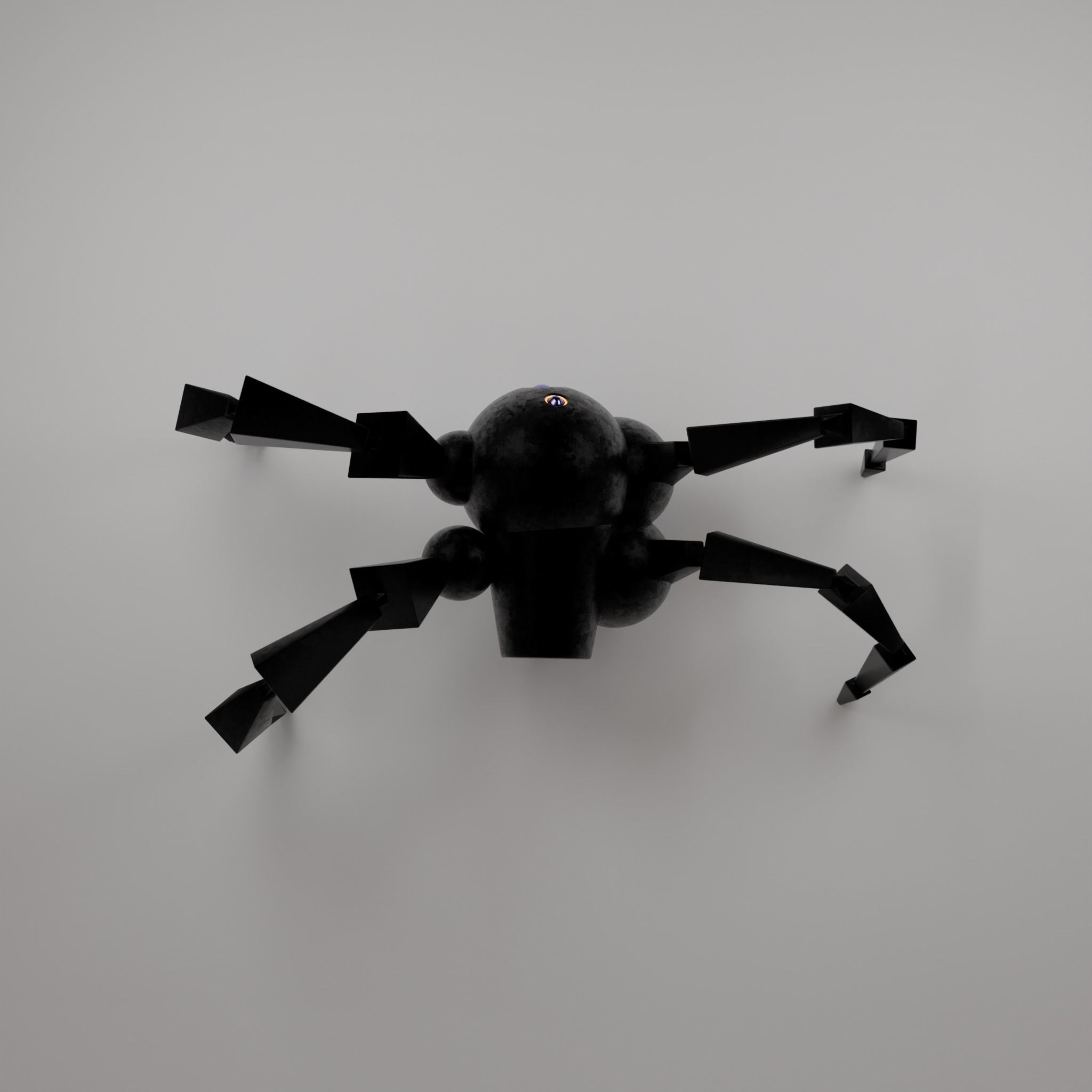 3D model Robot Spider RIGGED Lowpoly VR / AR / low-poly | CGTrader