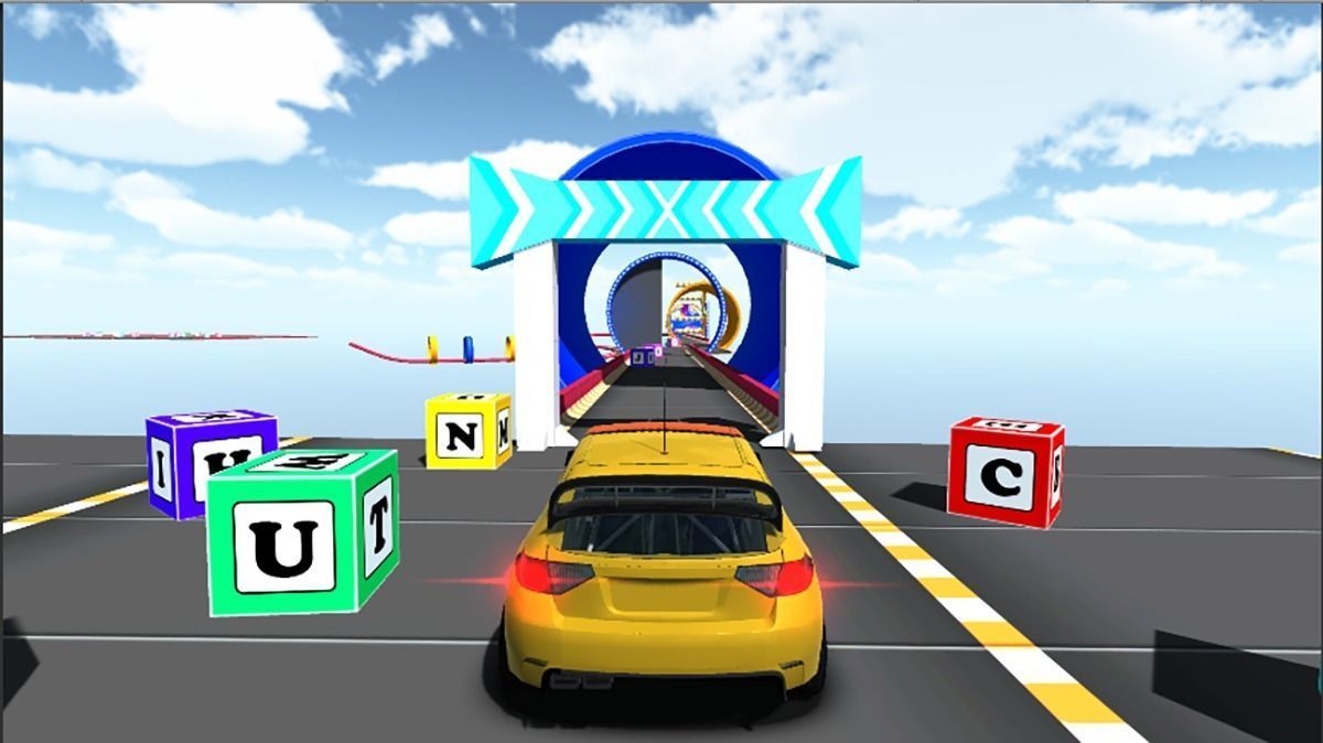 3D model Car stunt track VR / AR / low-poly | CGTrader