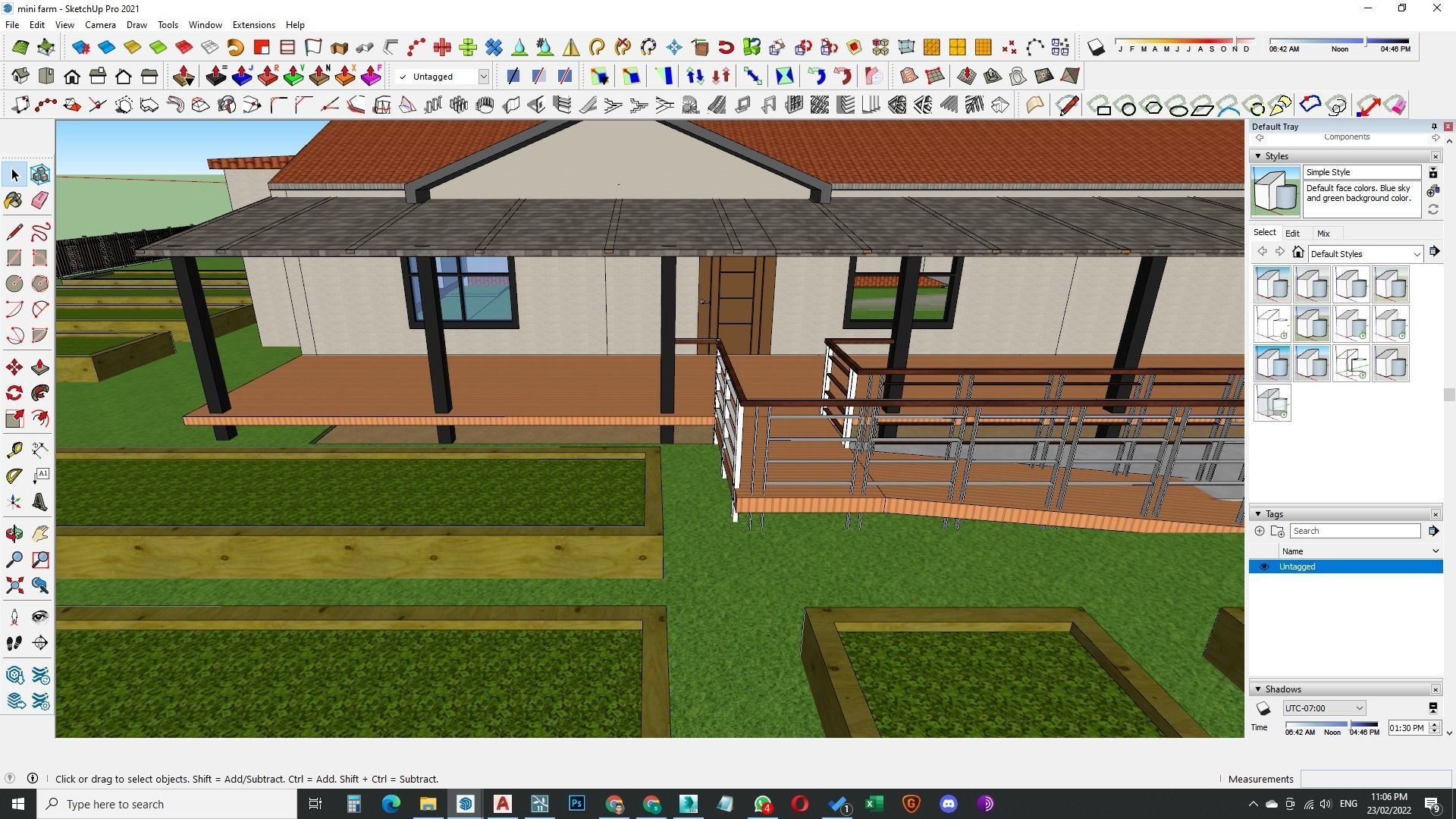 Farm land design Flower bed SketchUp model 3D model | CGTrader