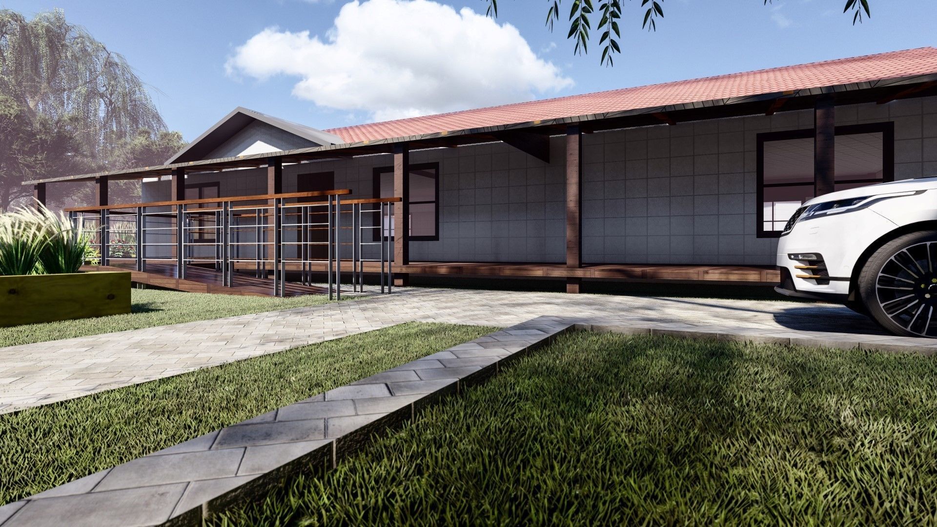 Farm land design Flower bed SketchUp model 3D model | CGTrader