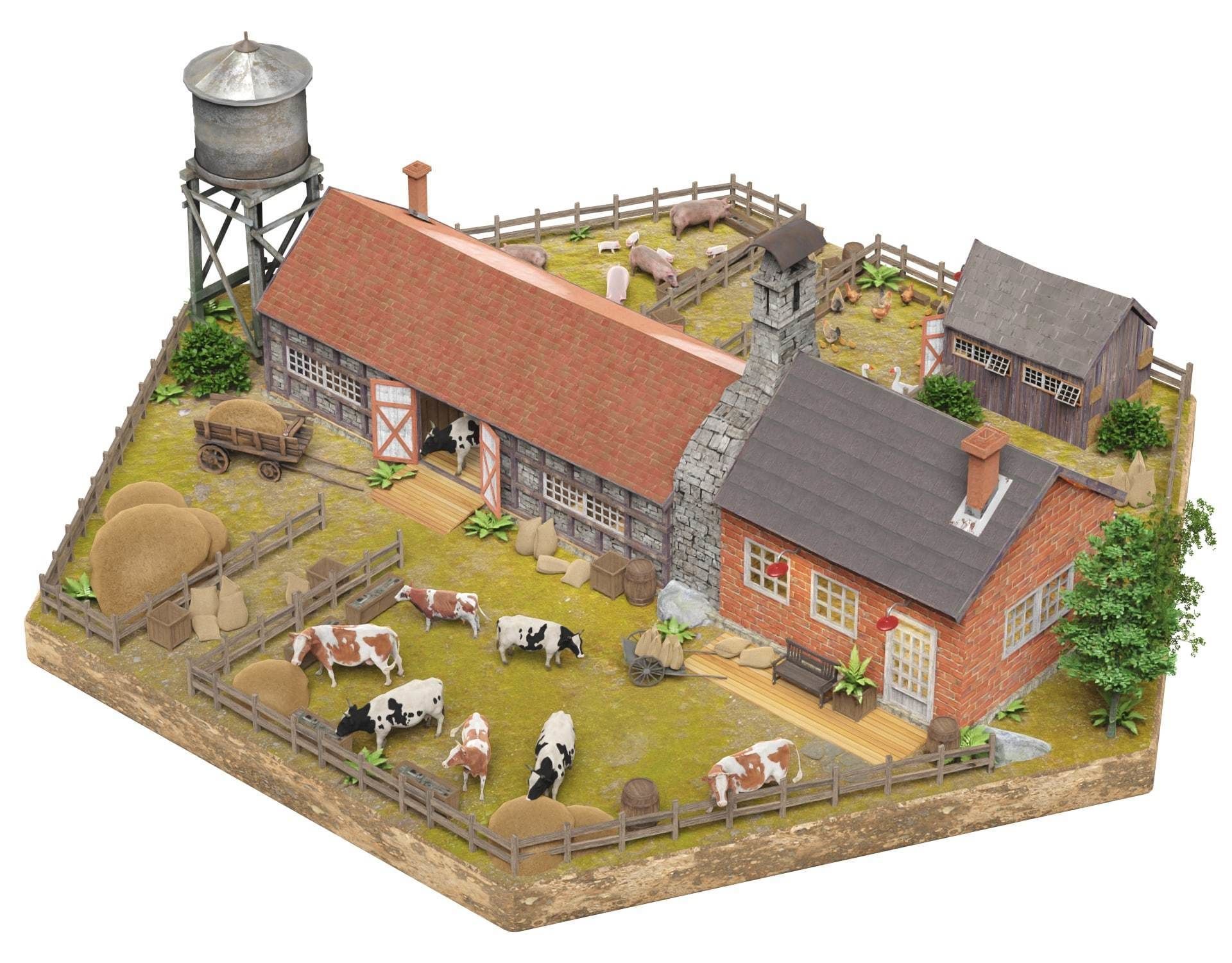 Old Animal Farm 3D model | CGTrader