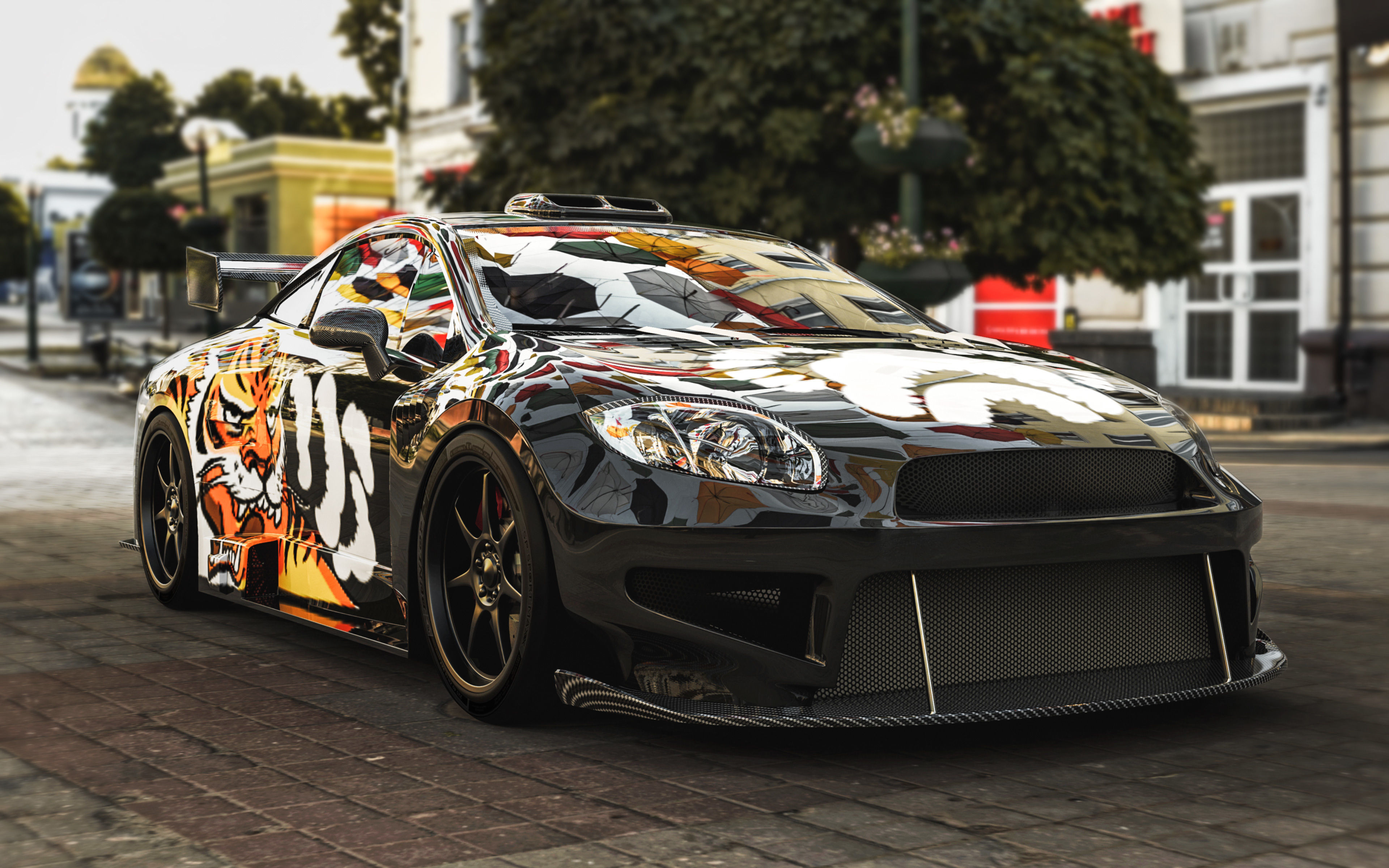3D model Mitsubishi Eclipse GT widebody VR / AR / low-poly | CGTrader