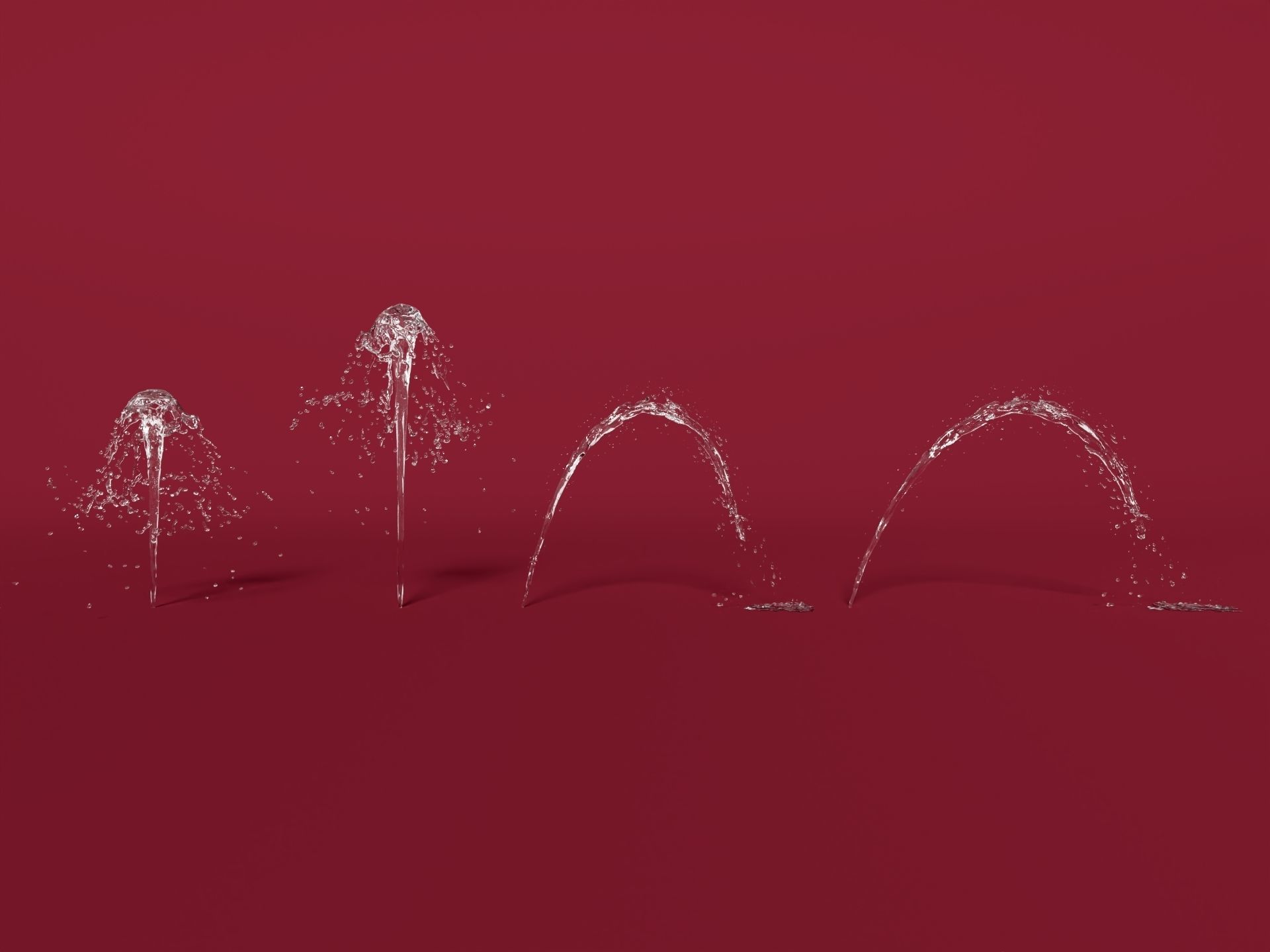 Water Splash Pack 3D model | CGTrader