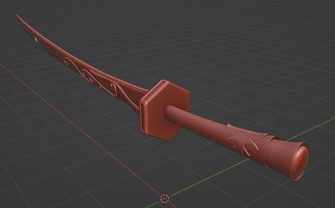 Ayato Hydro Sword -- Genshin Impact -- Sliced Print Ready 3D model 3D ...