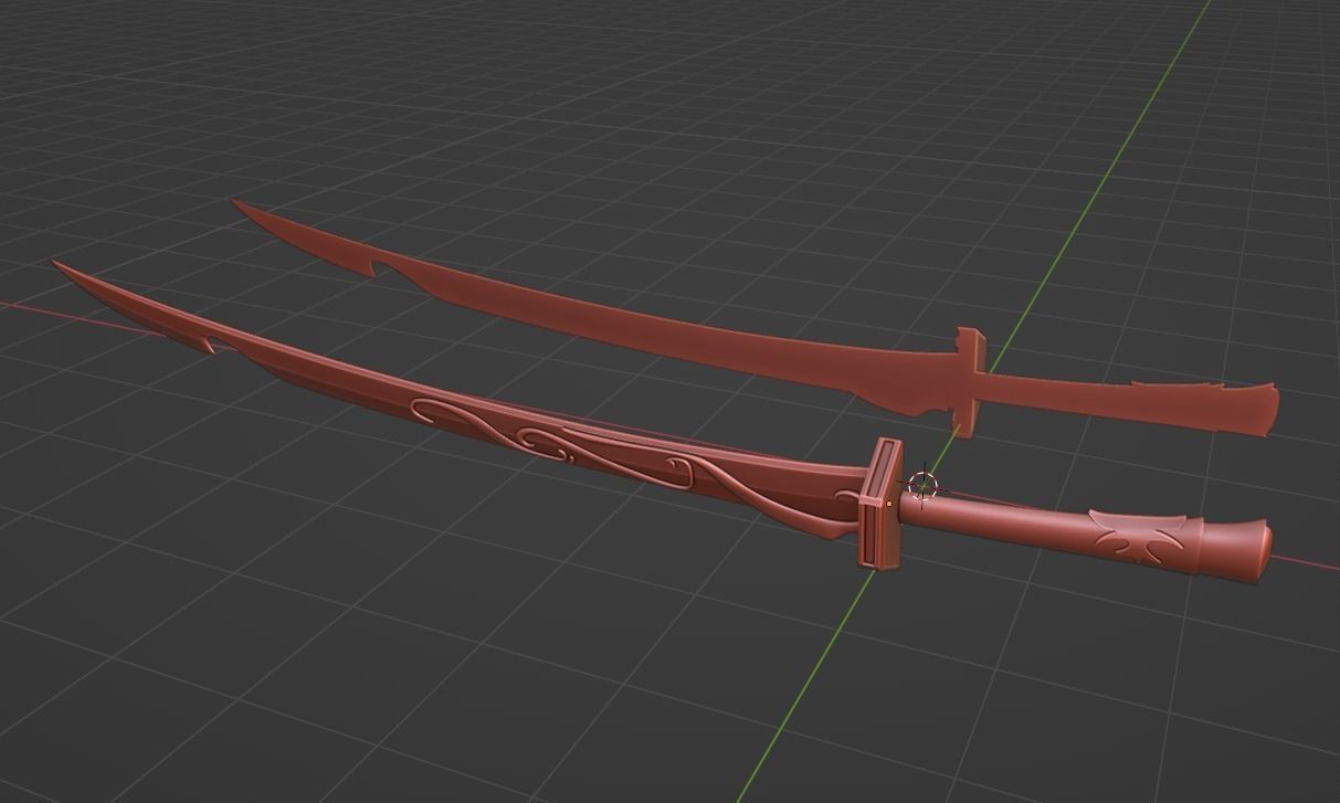 Ayato Hydro Sword -- Genshin Impact -- Sliced Print Ready 3D model 3D ...