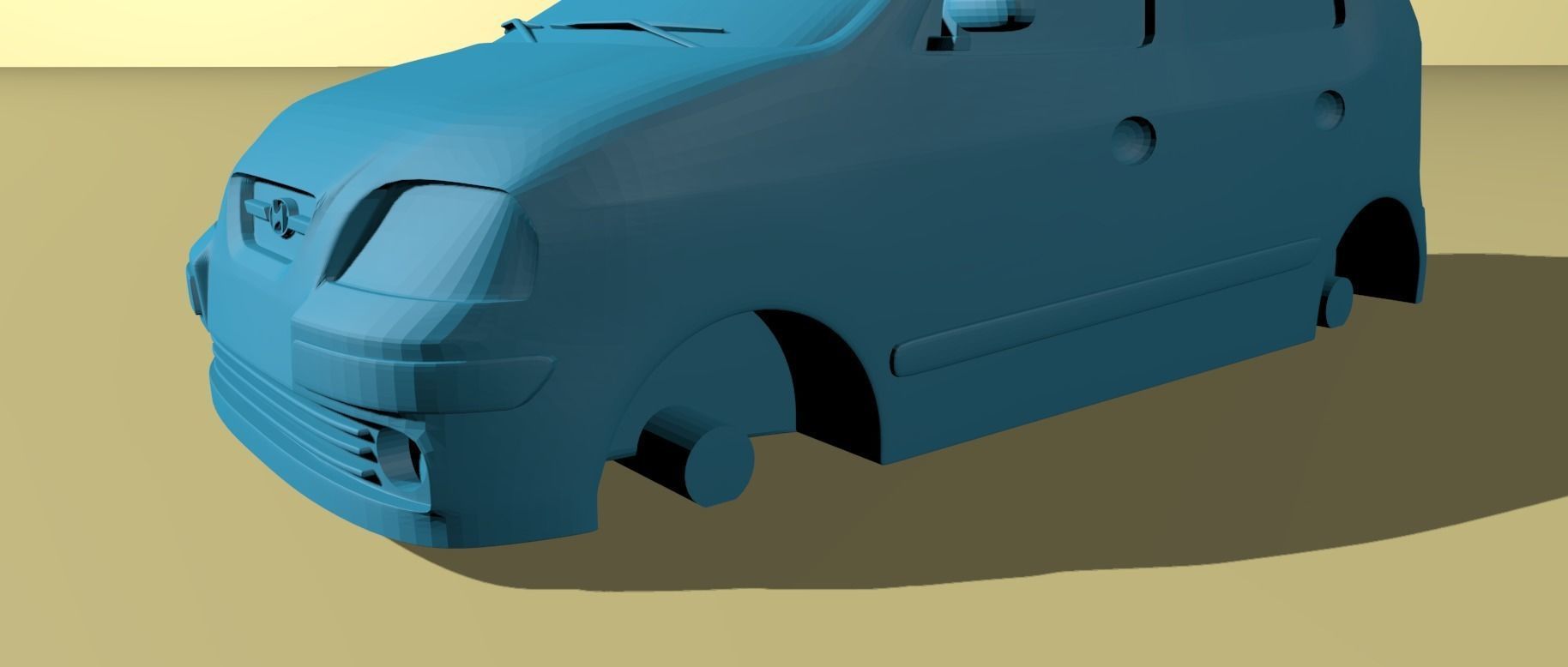Hyundai Atos 3D model 3D printable | CGTrader