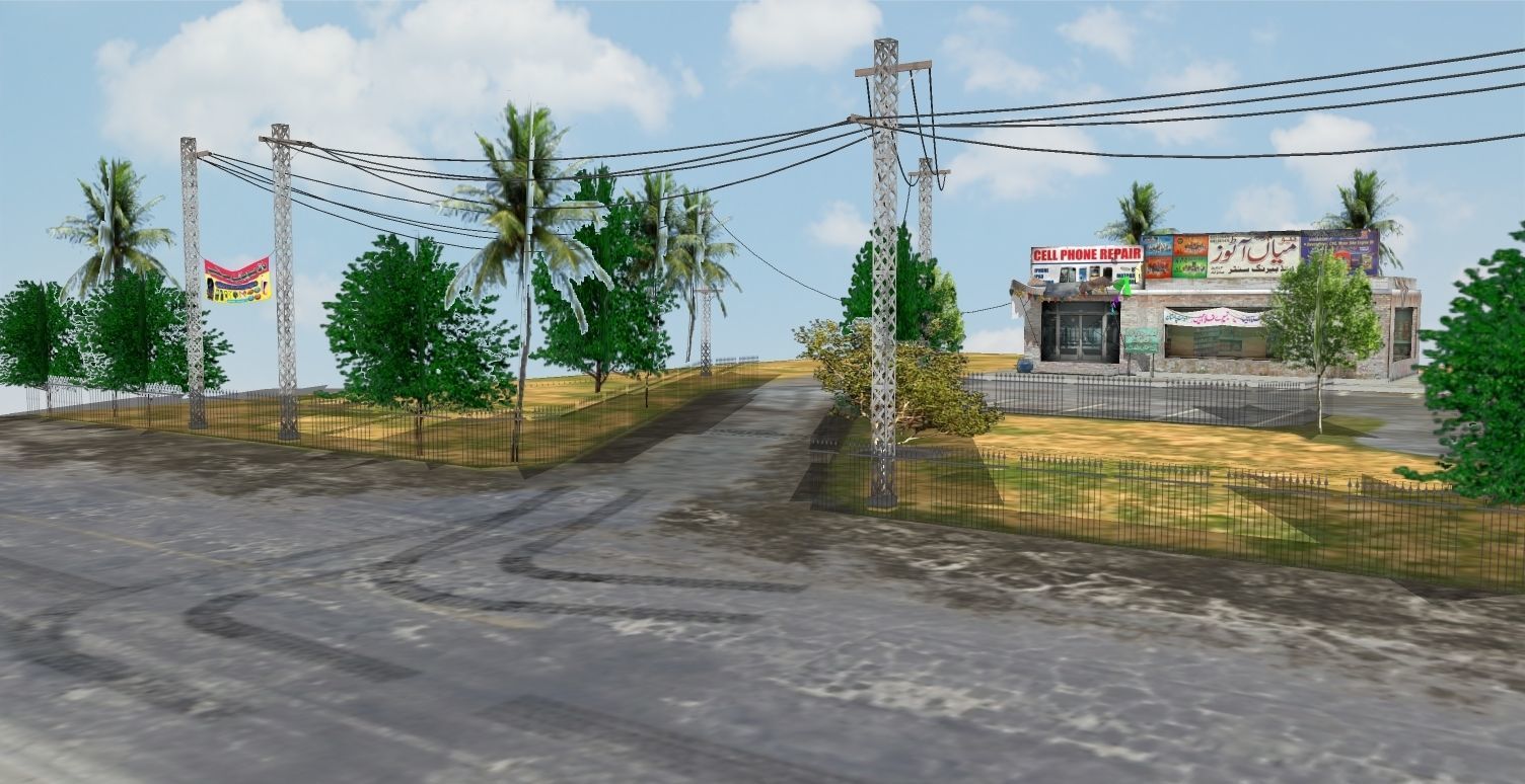 3D model Market Design VR / AR / low-poly | CGTrader