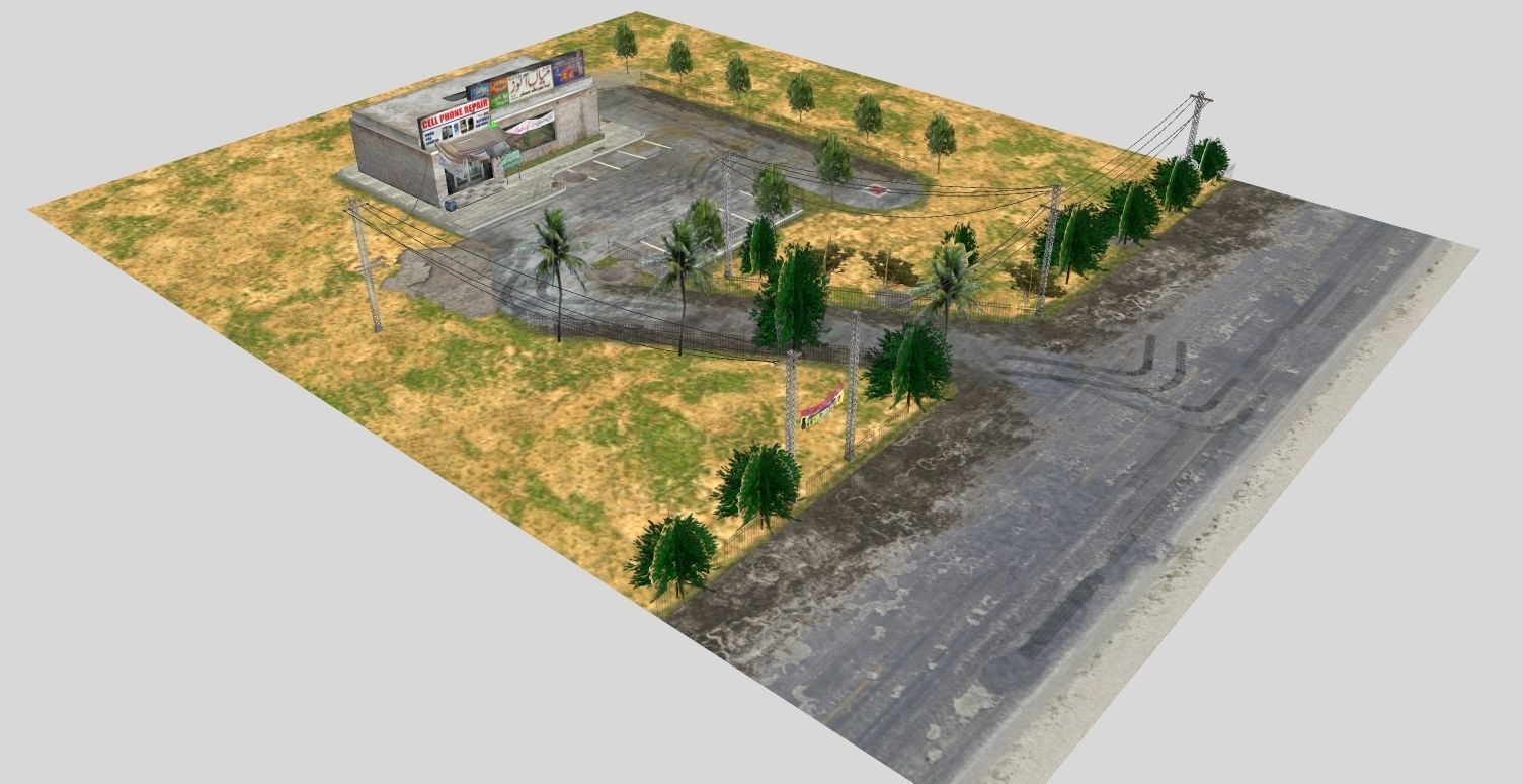 3D model Market Design VR / AR / low-poly | CGTrader