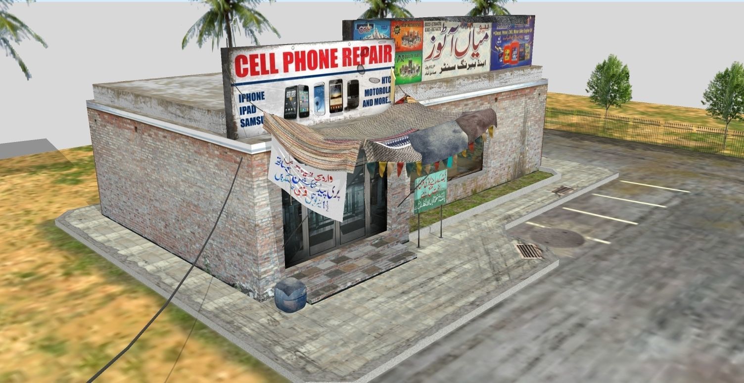 3D model Market Design VR / AR / low-poly | CGTrader