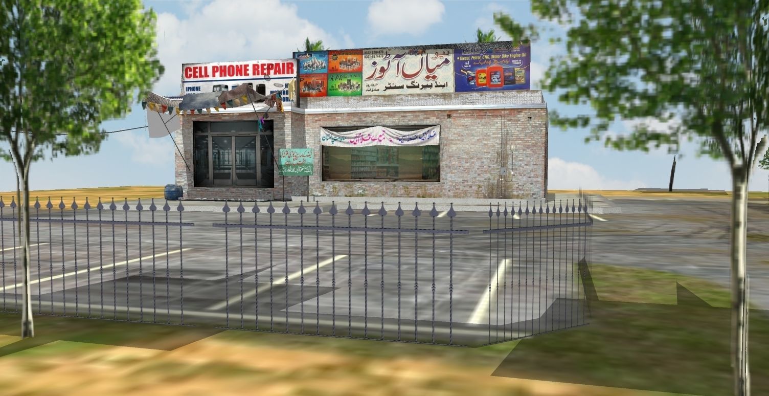 3D model Market Design VR / AR / low-poly | CGTrader