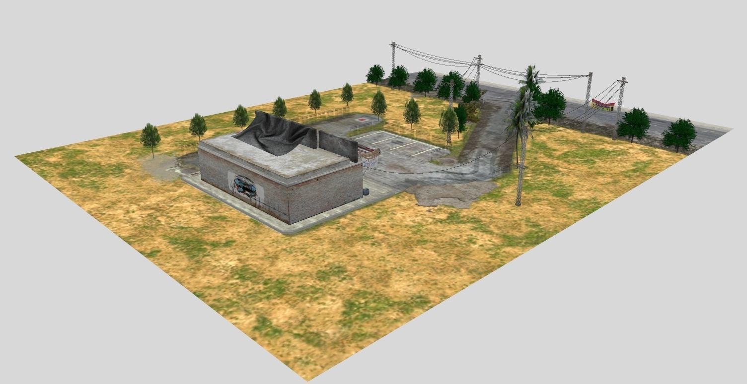 3D model Market Design VR / AR / low-poly | CGTrader