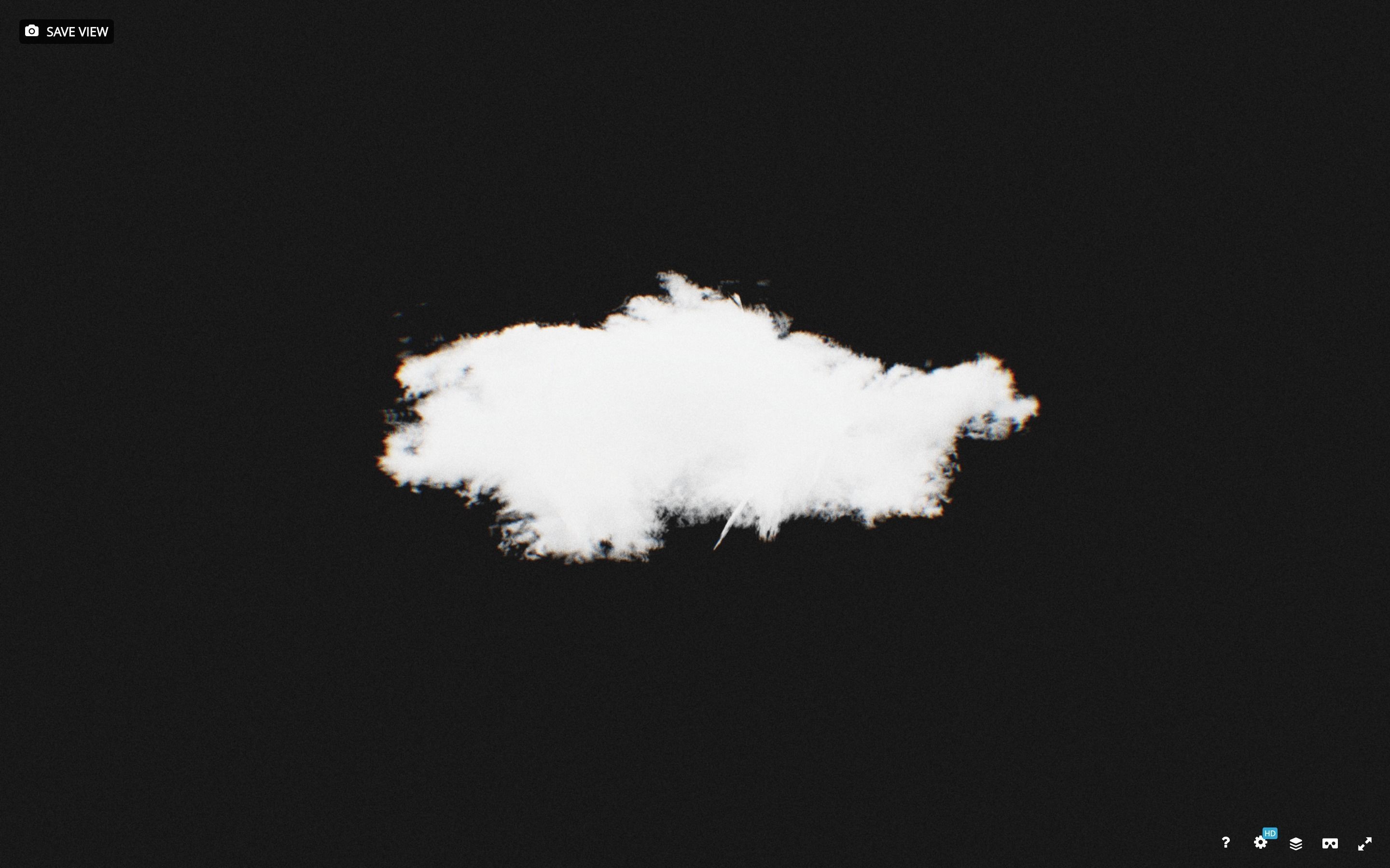 3D model Fluffy Cloud VR / AR / low-poly | CGTrader