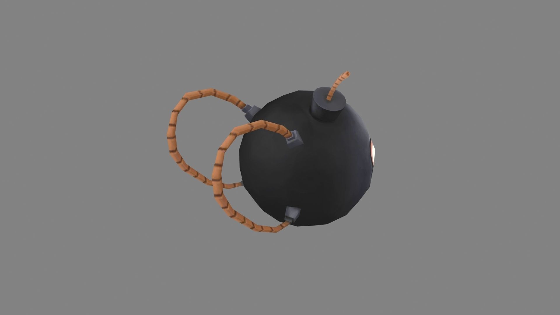 3D model cartoon funny backpack - smiley bomb VR / AR / low-poly | CGTrader