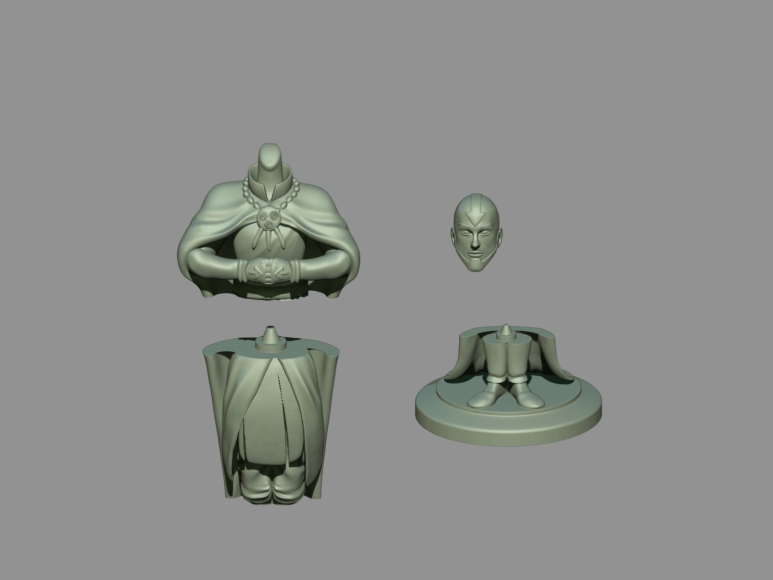 Aang Statue - Avatar the Last Airbender 3D model | CGTrader