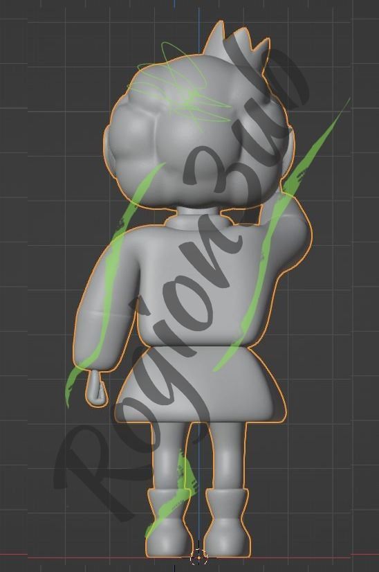 Prince Bojii and Kage - Ousama Ranking - Ranking of Kings 3D model 3D ...