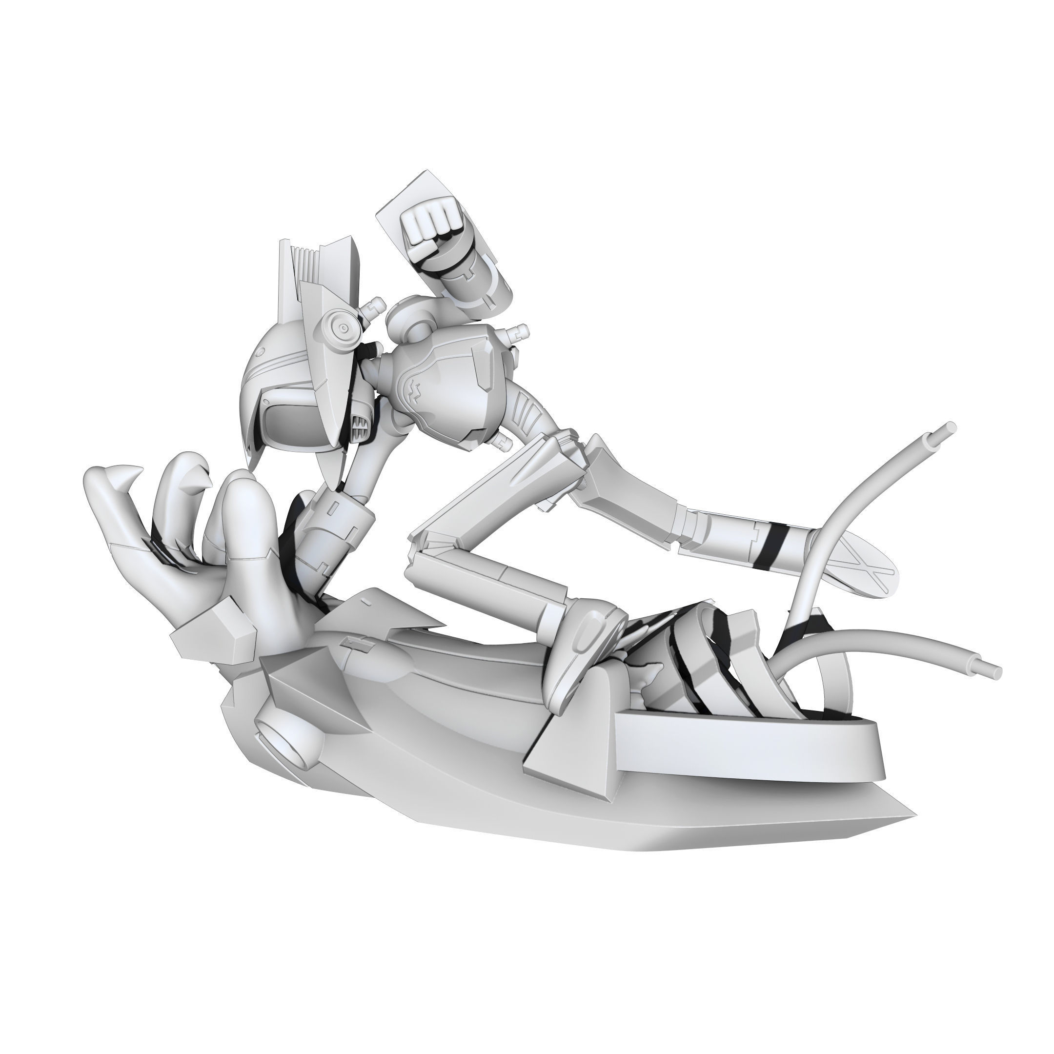 Canti FLCL 3D model 3D printable | CGTrader