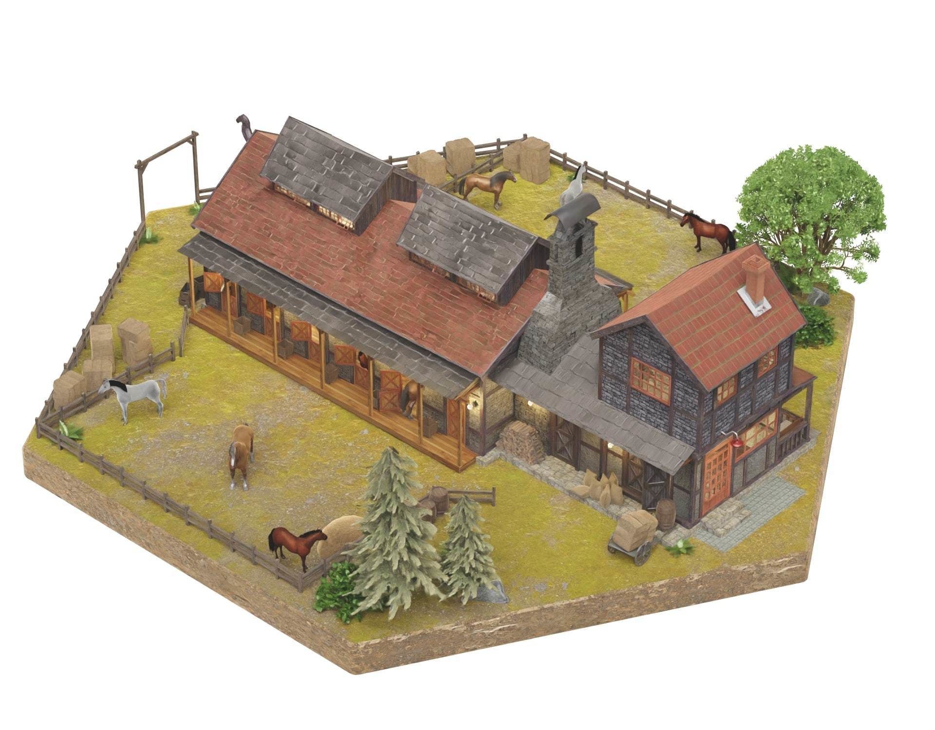 Old stable with textures 3D model | CGTrader